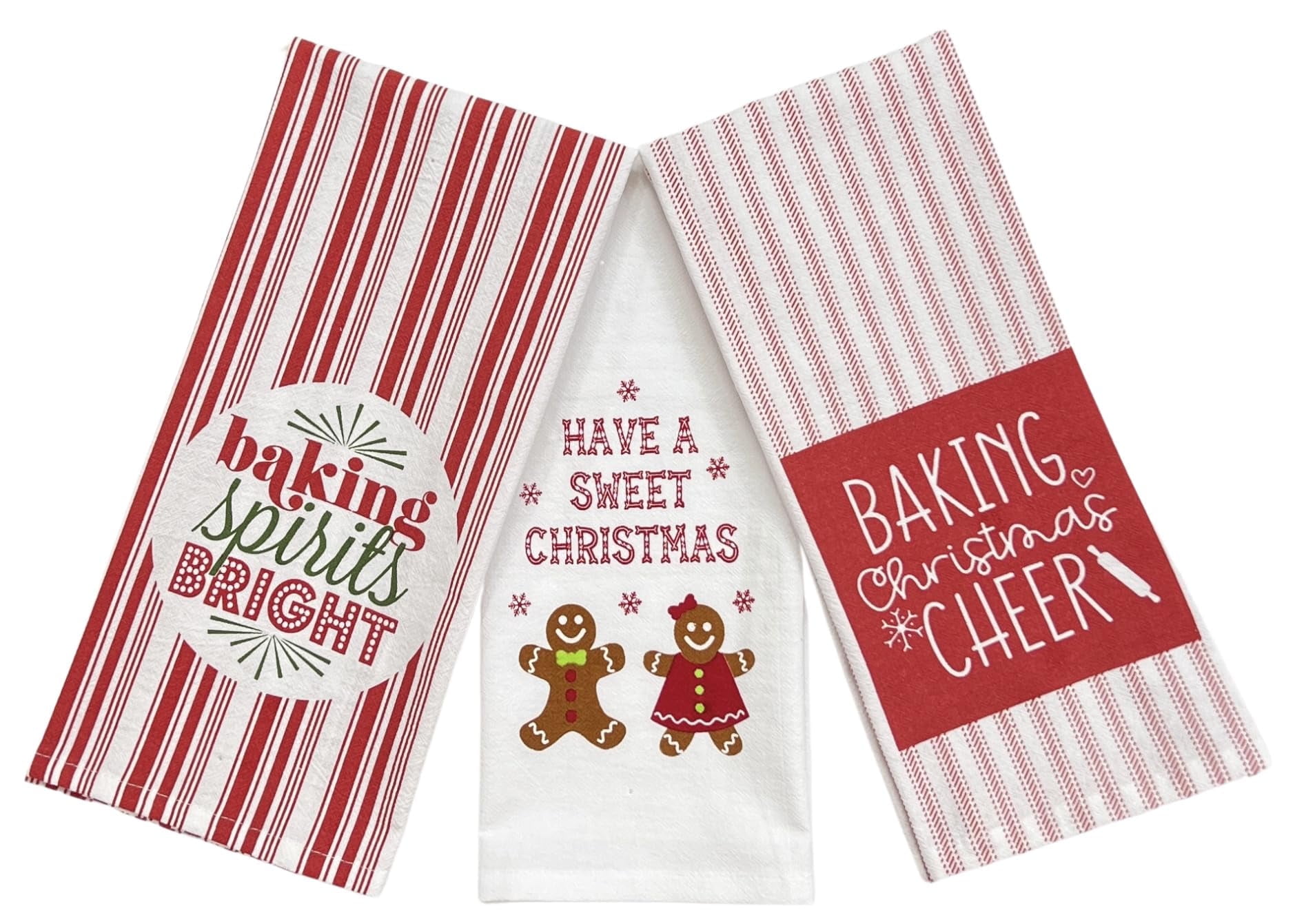 Serafina Home Merry Christmas Kitchen Towel Set: Merry Christmas and ...