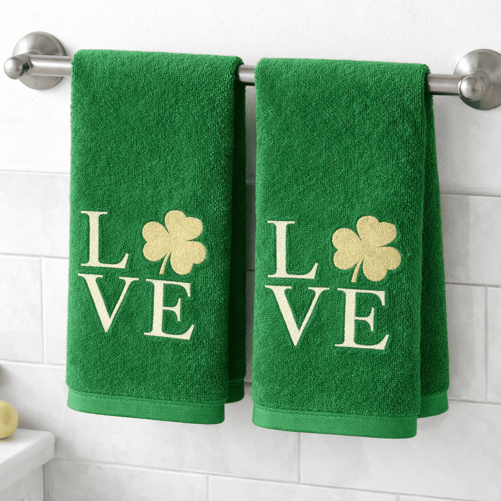 Serafina Home St. Patrick's Day Irish Kitchen Bath Guest Hand Towels ...