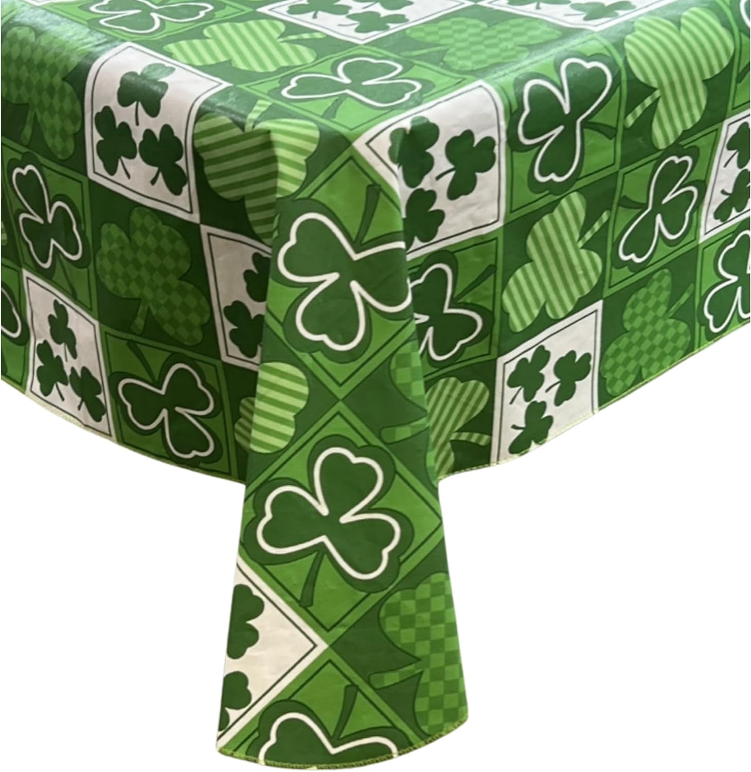 Serafina Home St. Patrick's Day Irish Vinyl Flannel Backed Tablecloth ...