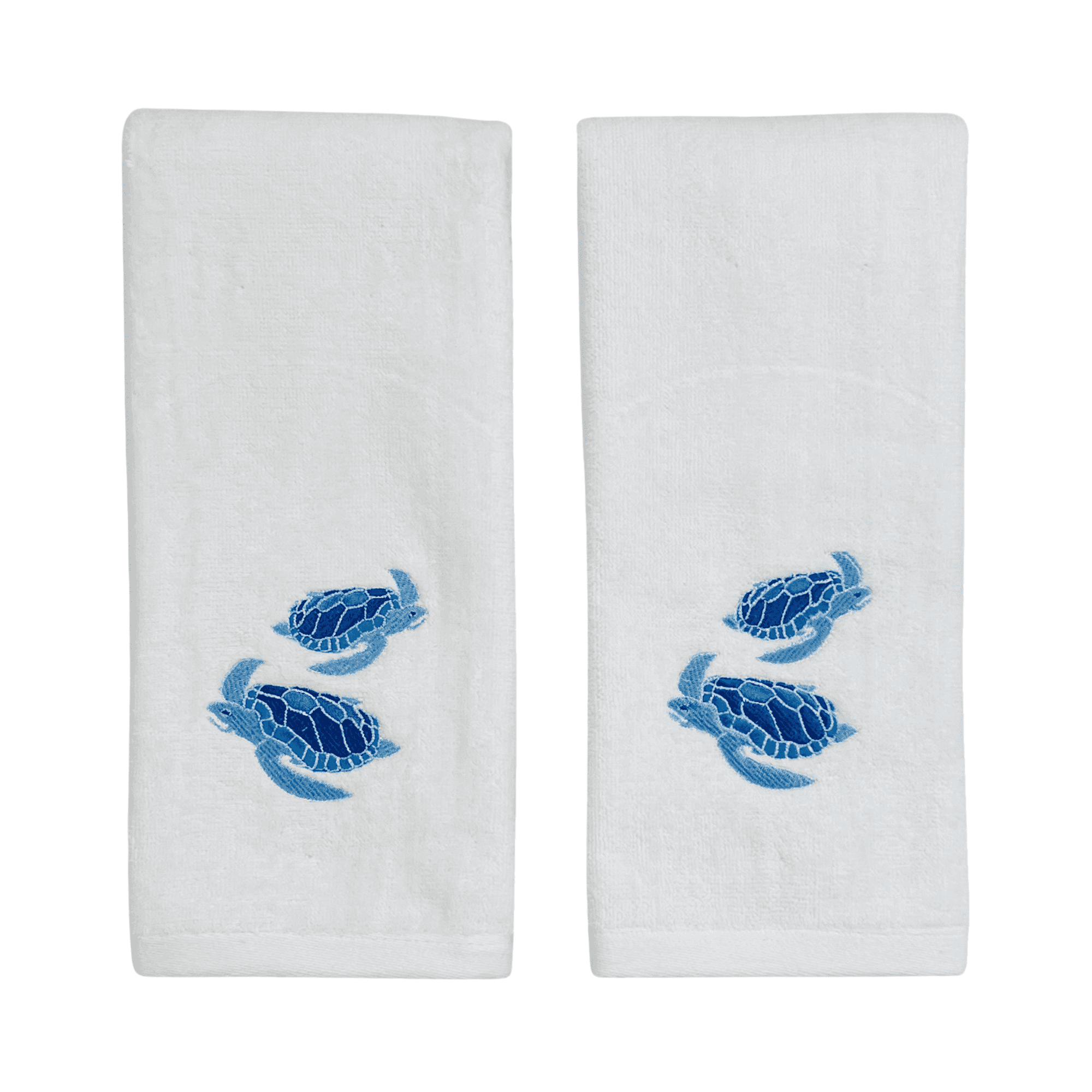 Serafina Home Summer Soft Absorbent Guest Bathroom Sea Turtle Hand ...