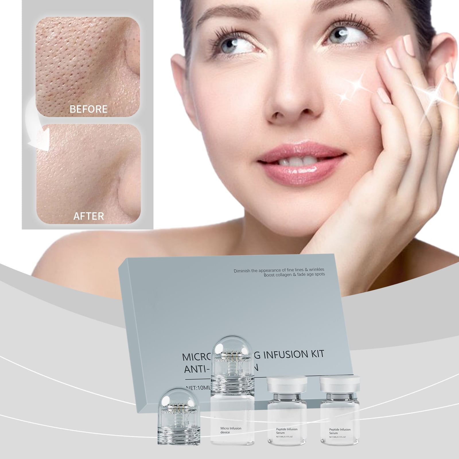 Seranova Micro Needling Kit, Seranova Beauty Micro Infusion Kit for ...