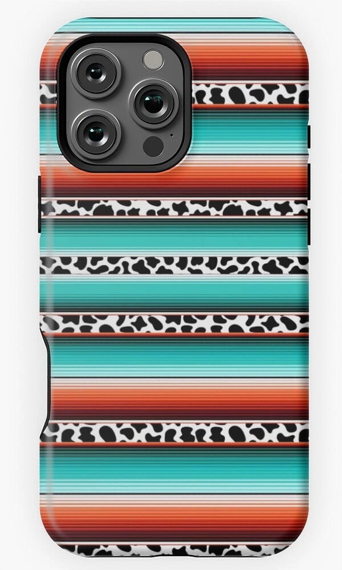 Serape Cow Print Western Boho Mexican Blanket Pattern Art A491 ...