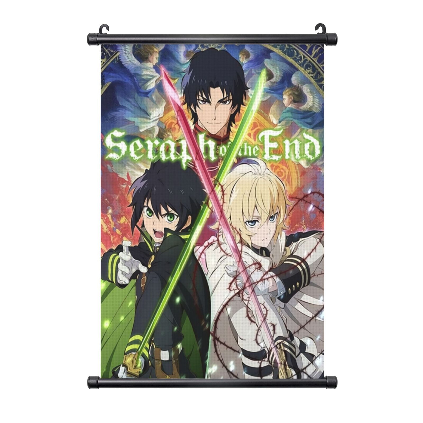 Seraph Of The End Posters Wall Hanging Black Plastic Shaft Poster Home ...