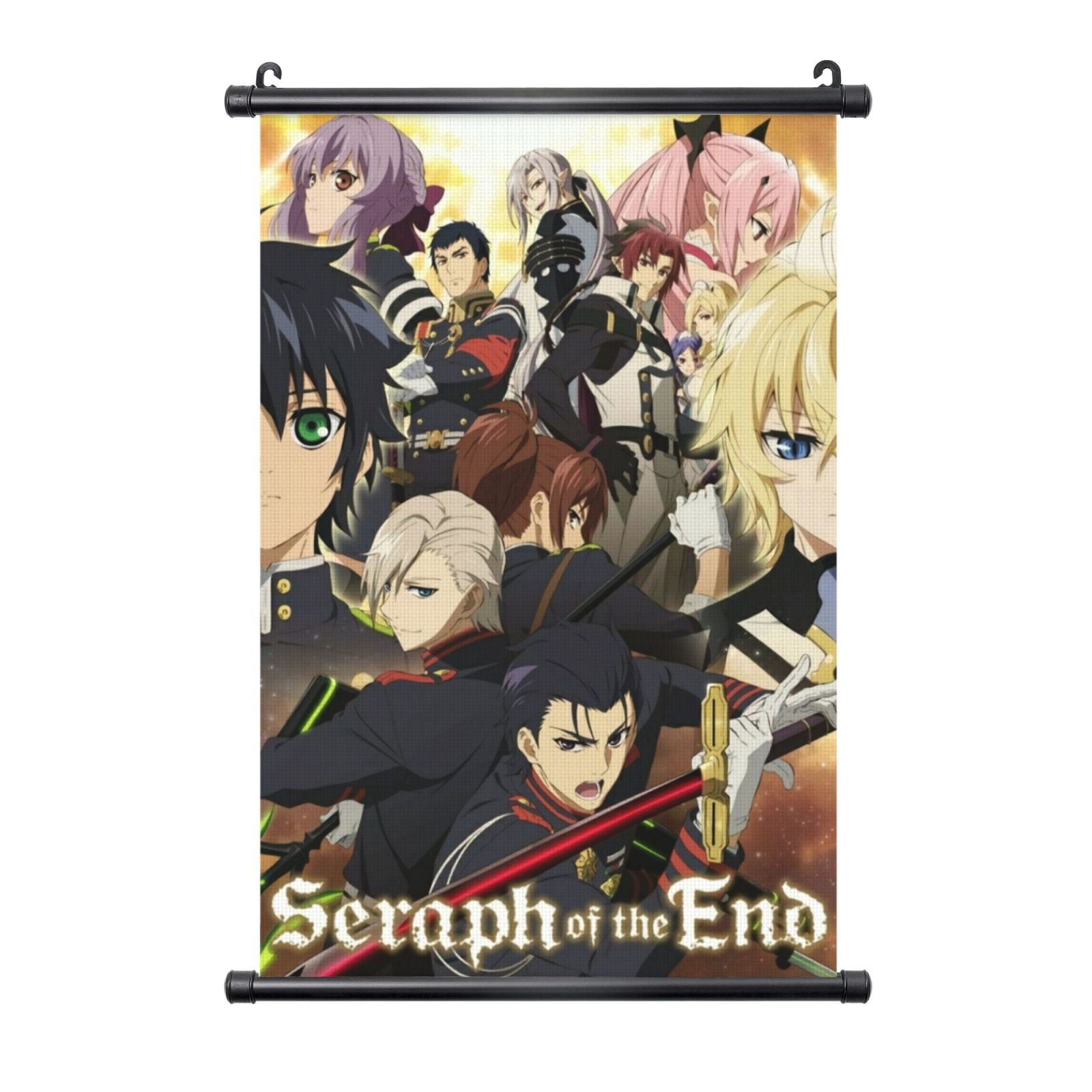 Seraph Of The End Posters Wall Hanging Black Plastic Shaft Poster Home Decor Wall Art Aesthetic ...