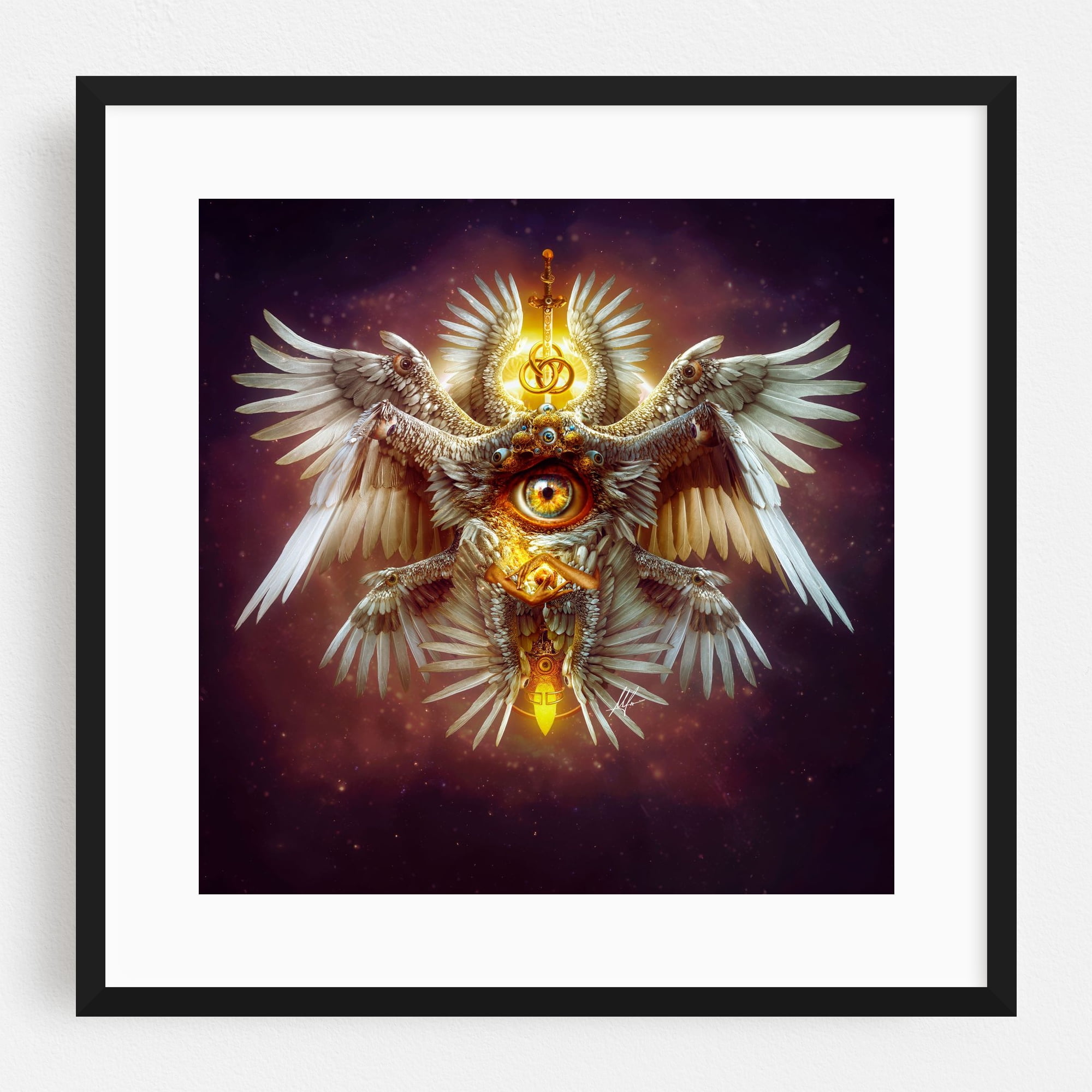 Seraphin - Digital Art Surrealism Mystical Fantasy Spiritual Religious ...