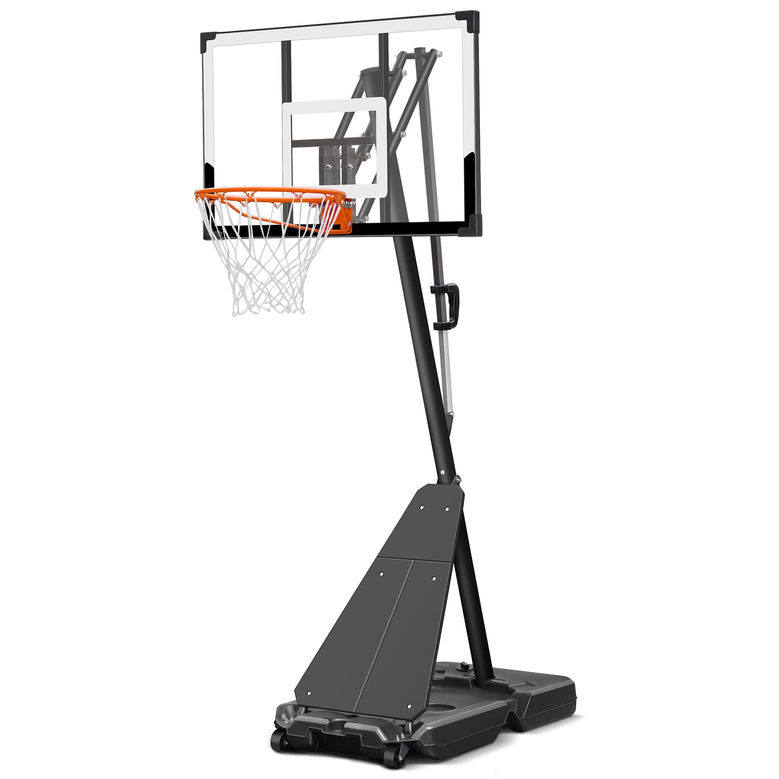 Seray Indoor/Outdoor Basketball Hoop, 4.8-10 FT Adjustable, 44 Inch ...