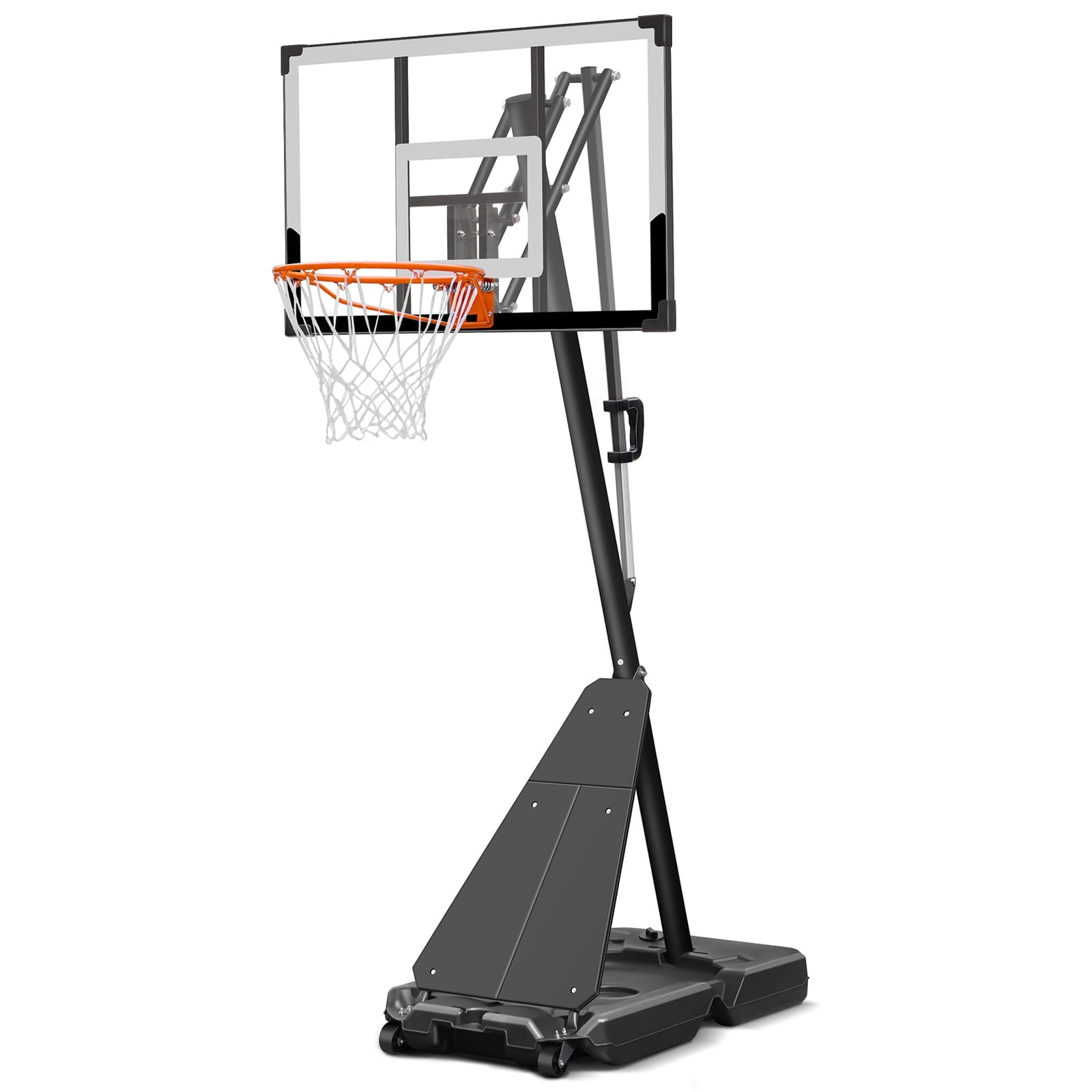 SERAY Basketball Hoop with 4.9-10 feet Height Adjustable for Kids ...