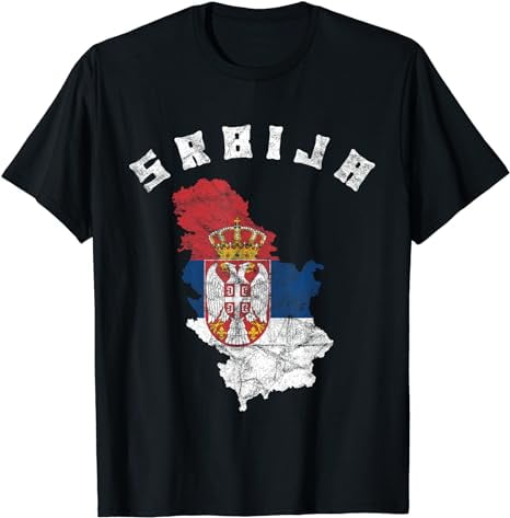 Serbia Flag, Srbija, Yugoslavia, Serbian Pride, Serbian Flag T-Shirt ...