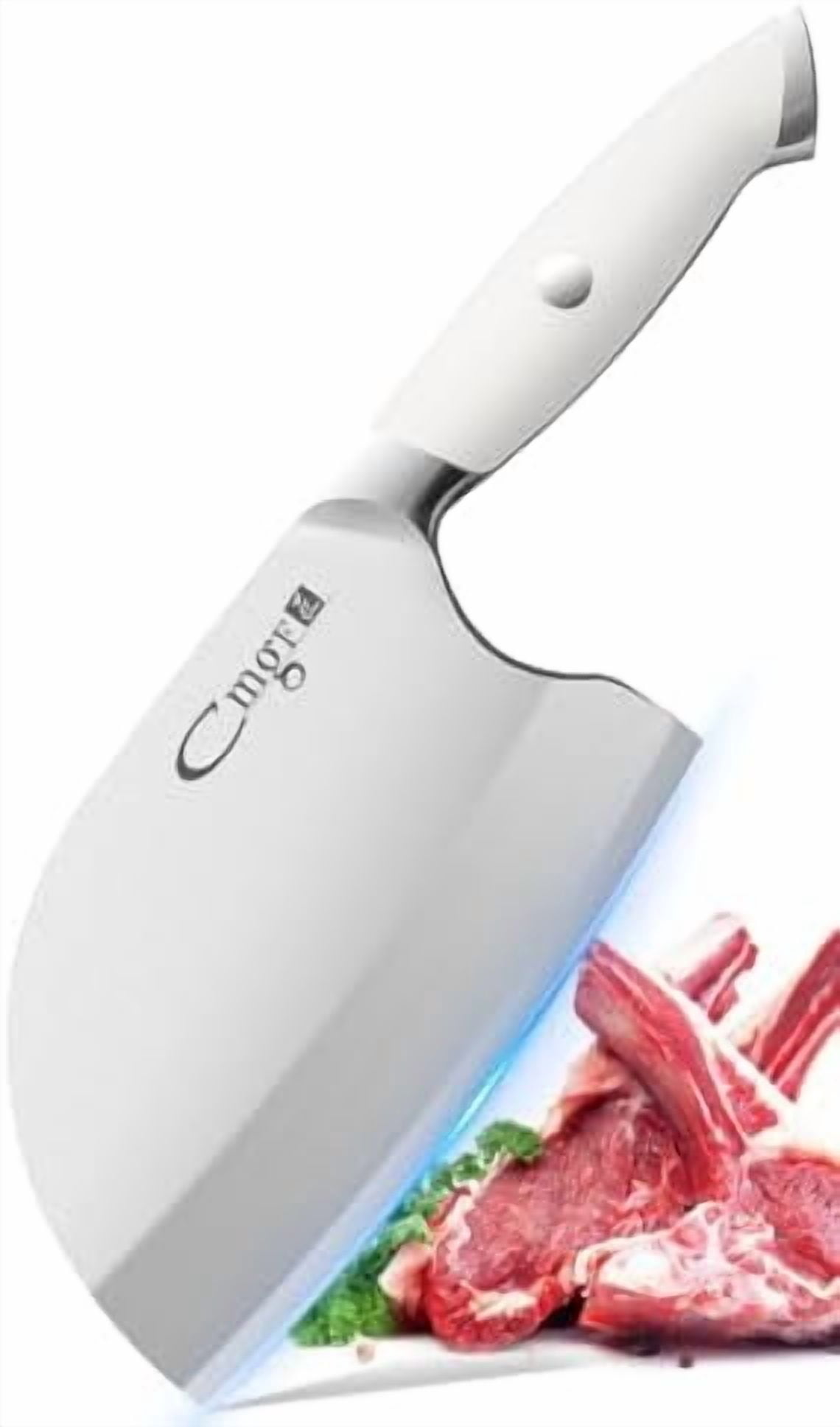 Serbian Chefs Knife Stainless Steel: Meat Cleaver Knife 6 Inch High ...