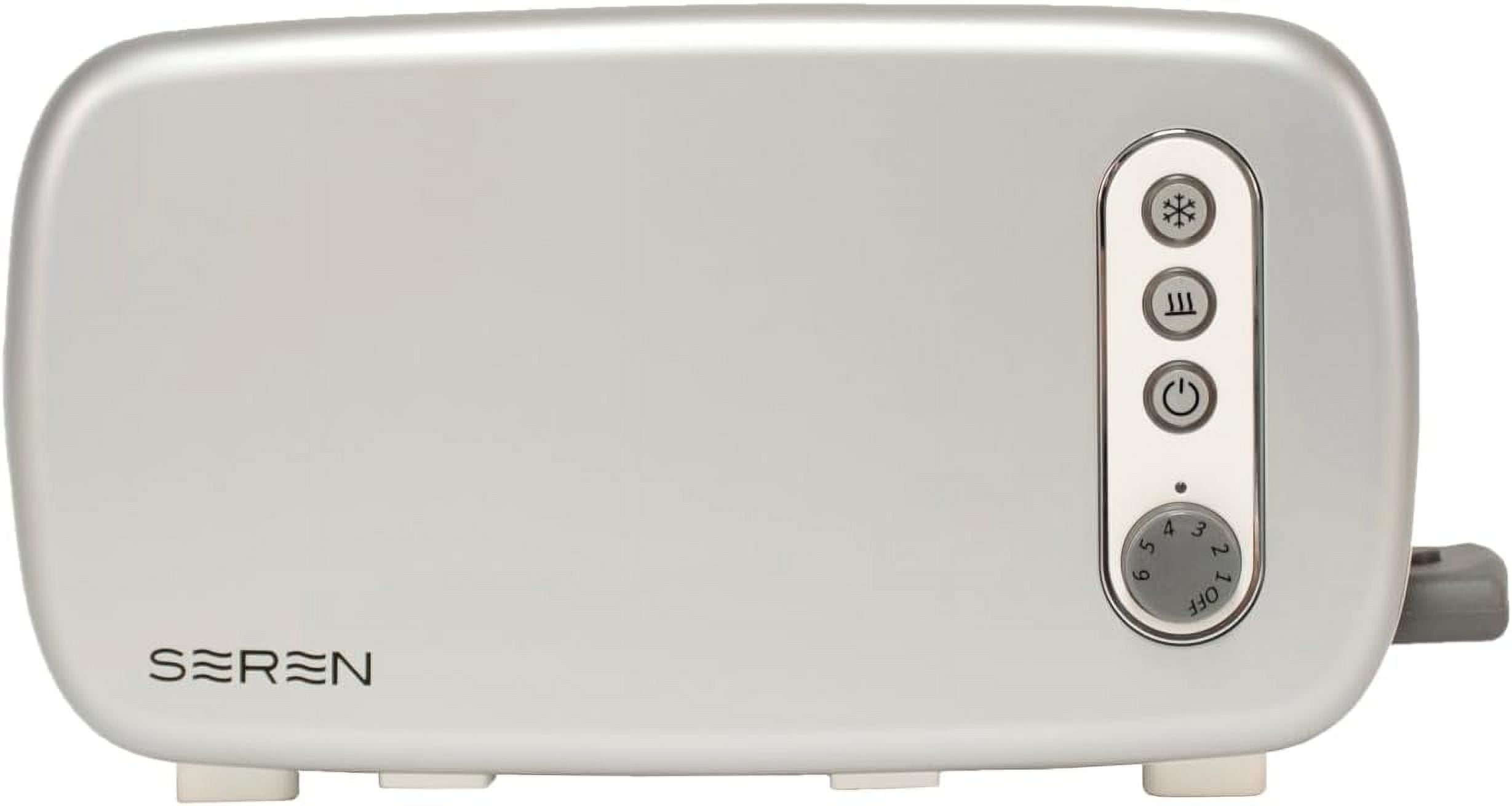 Seren Side Loading Toaster with Cool Touch Exterior and Removable Crumb ...