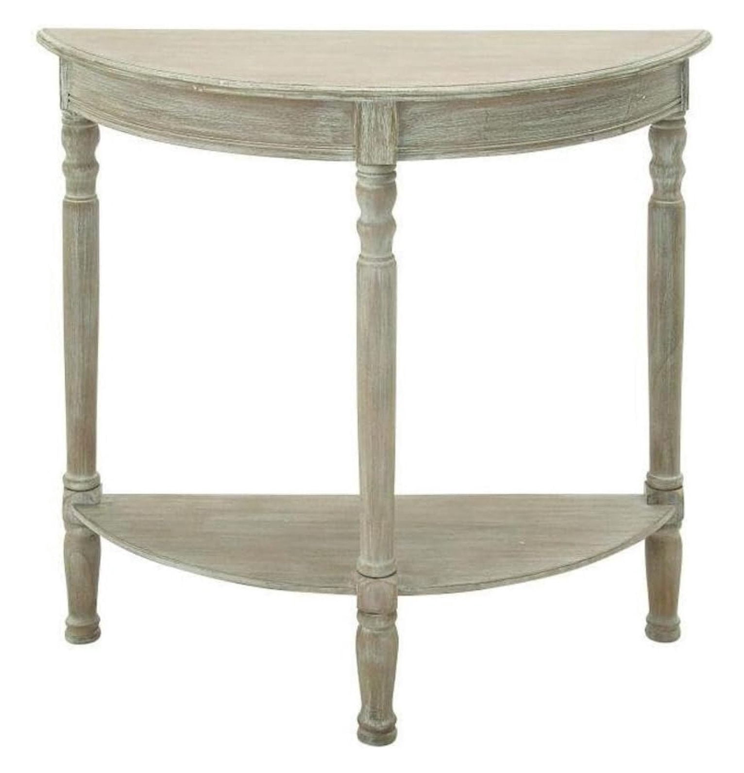 Serena Demilune Accent Console Table, Natural - Walmart.com