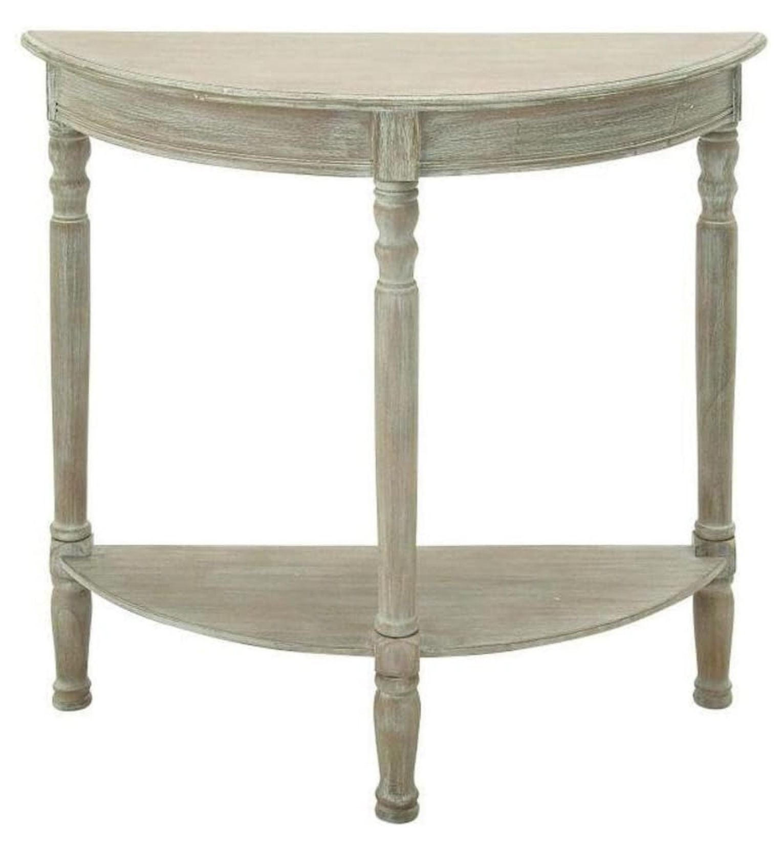 Serena Demilune Accent Console Table, Natural - Walmart.com