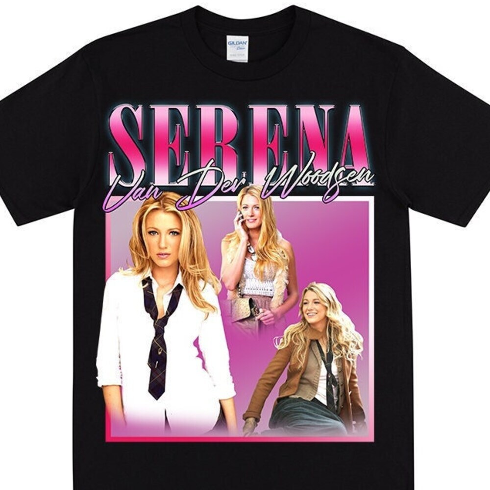 Serena Van Der Woodsen Homage T-shirt For Women, Lipstick Lasts Longer ...