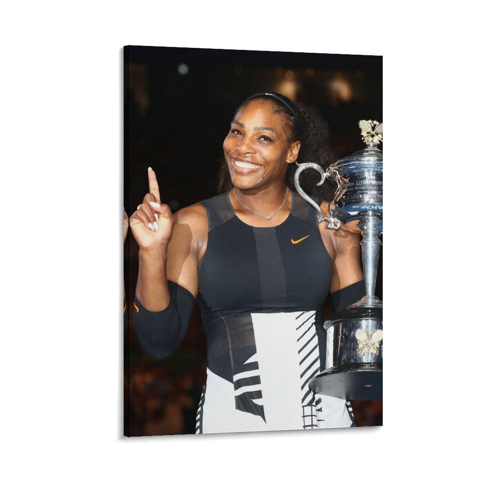 Serena Williams Tennis Poster (22) Wall Art Poster Scroll Canvas ...