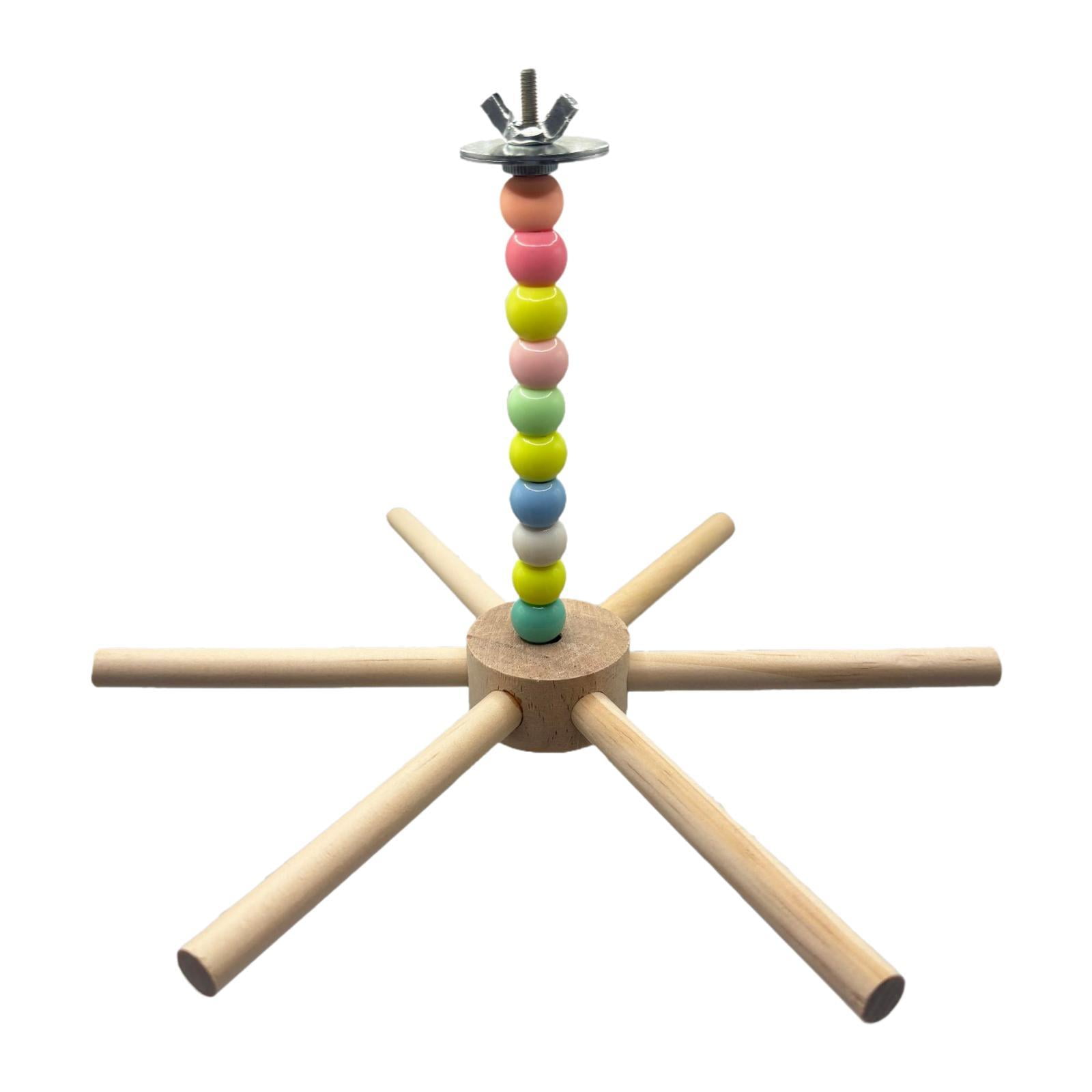 Serenable 360 Degree Rotating Bird Perch Toy Interactive Parrot Toy ...