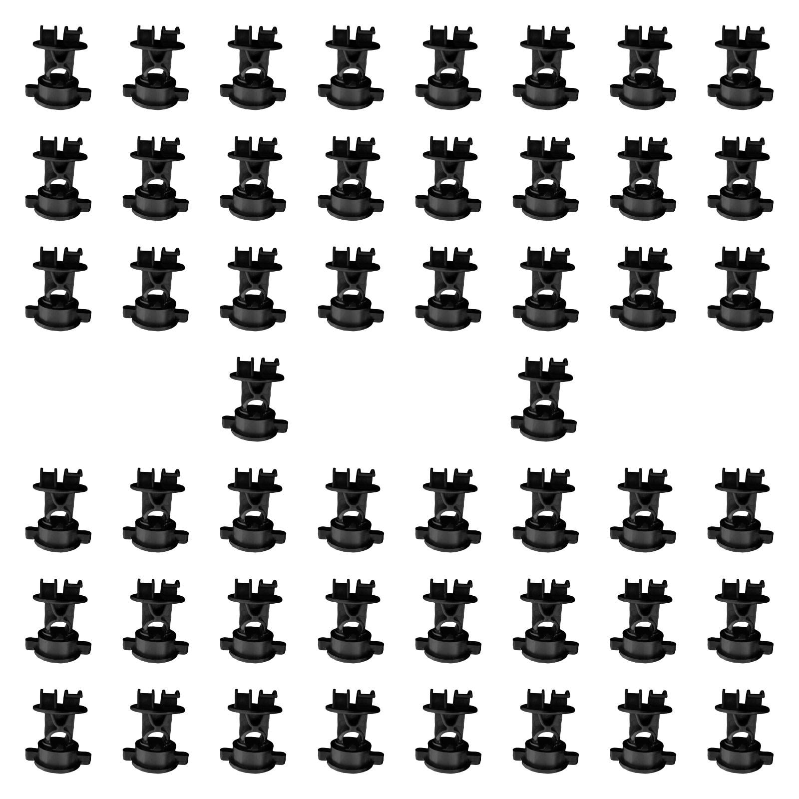 Serenable 50 Pieces Electric Fence Insulators Wire Holding Clips High ...