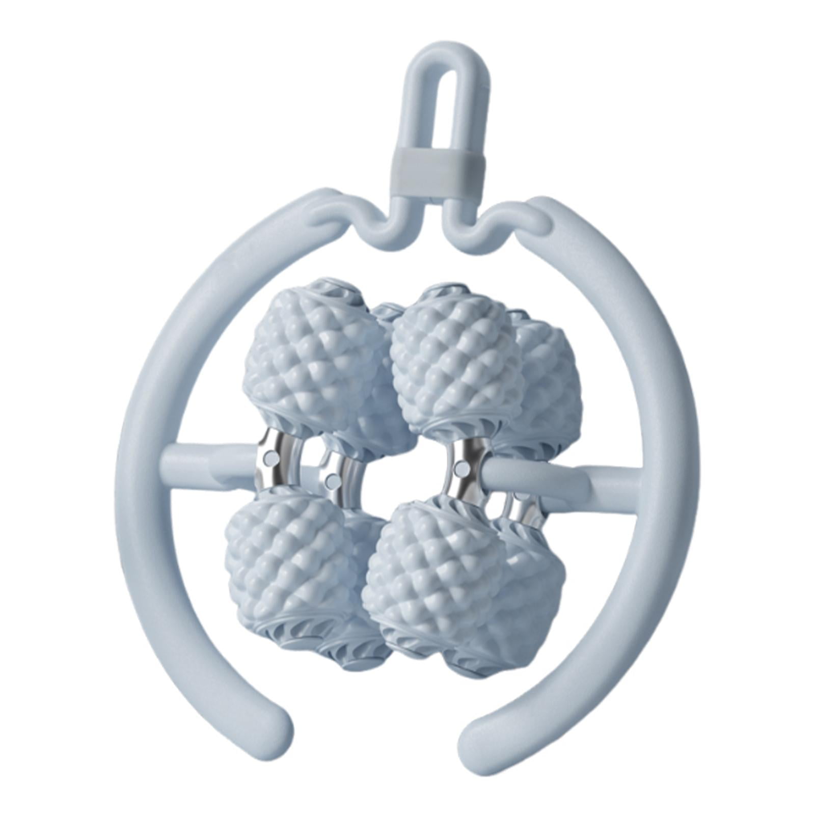 Serenable 8 Wheel Massage Roller Muscle Roller Neck Adjustable Circular ...