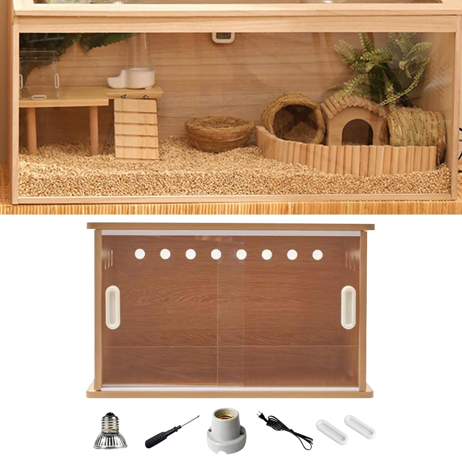 Serenable Brooder Box for Chicks Chick Brooder Wooden Clear Window ...
