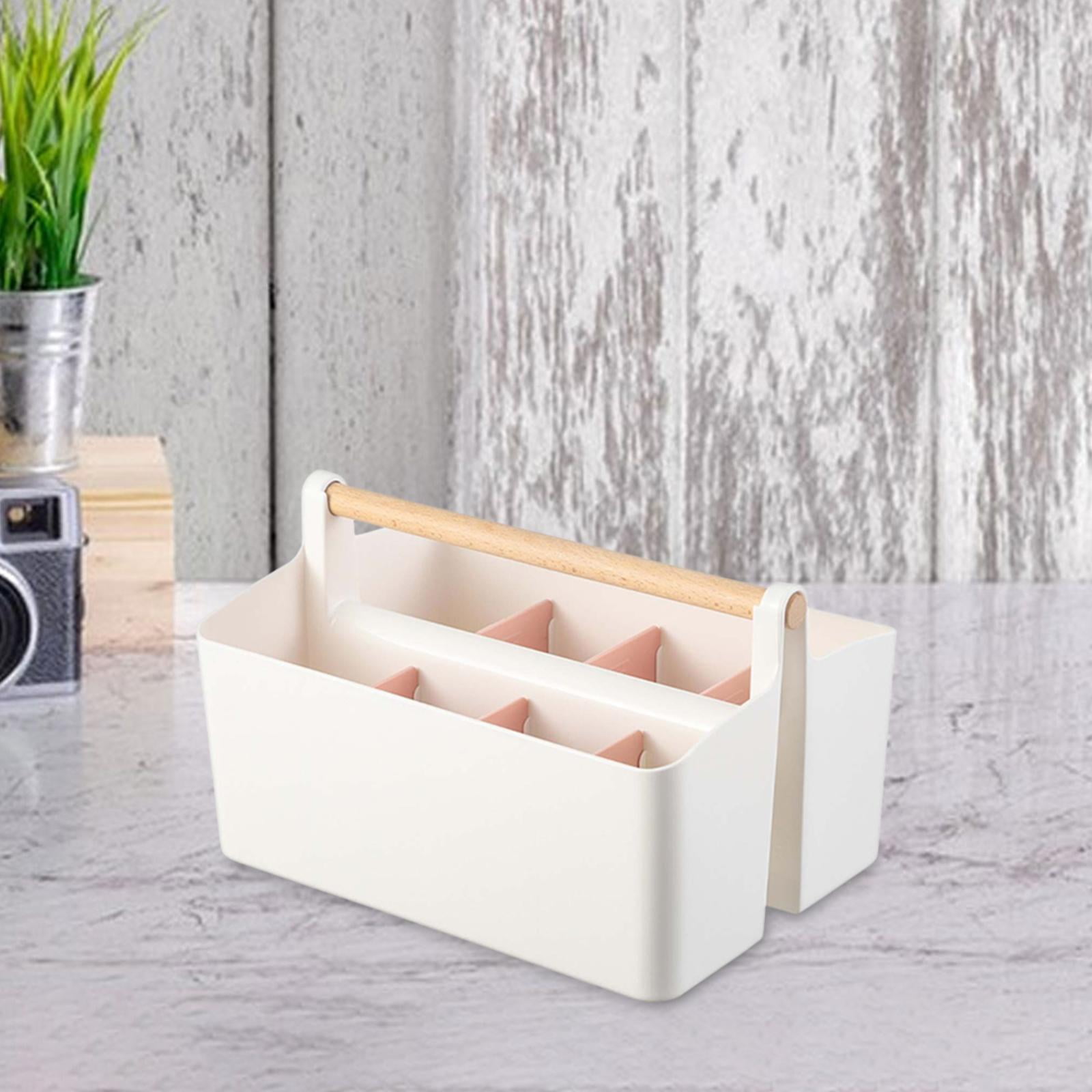 Serenable Cosmetic Storage Box Remote Control Holder Space Saving 8 ...