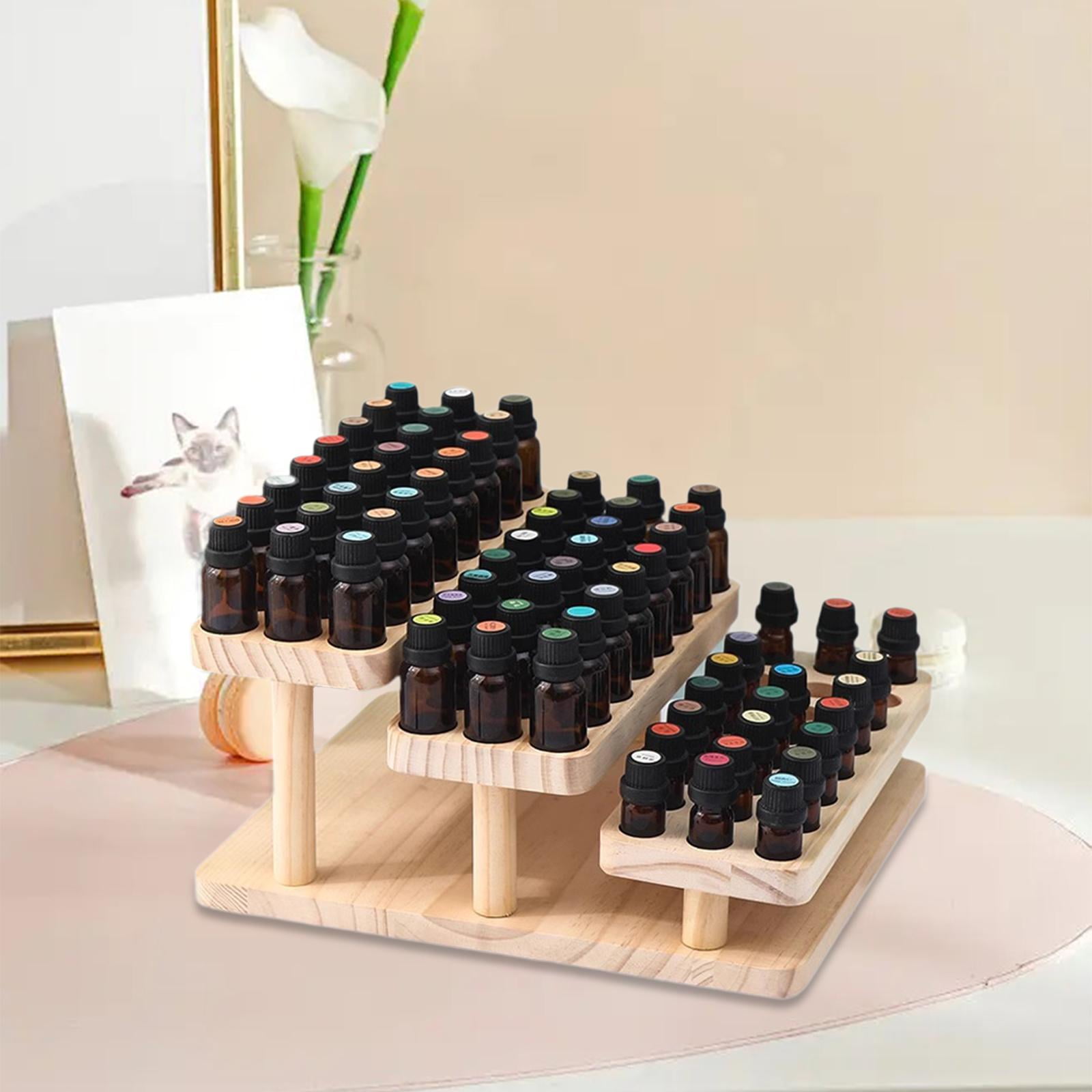 Serenable Essential Oil Rack Essential Oil Display Stand 3 Tier Wood ...