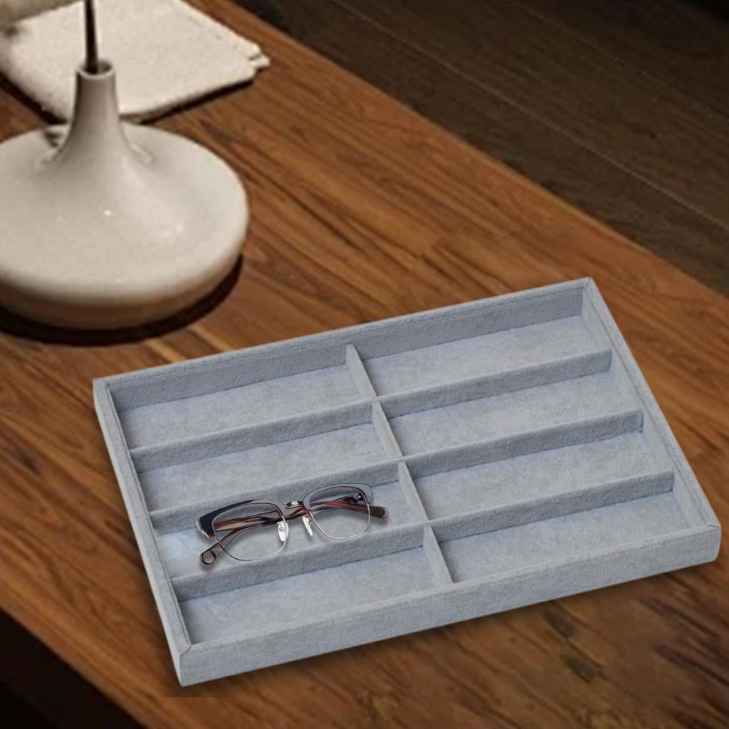Serenable Glasses Display Tray Container Lightweight Eyewear Storage ...