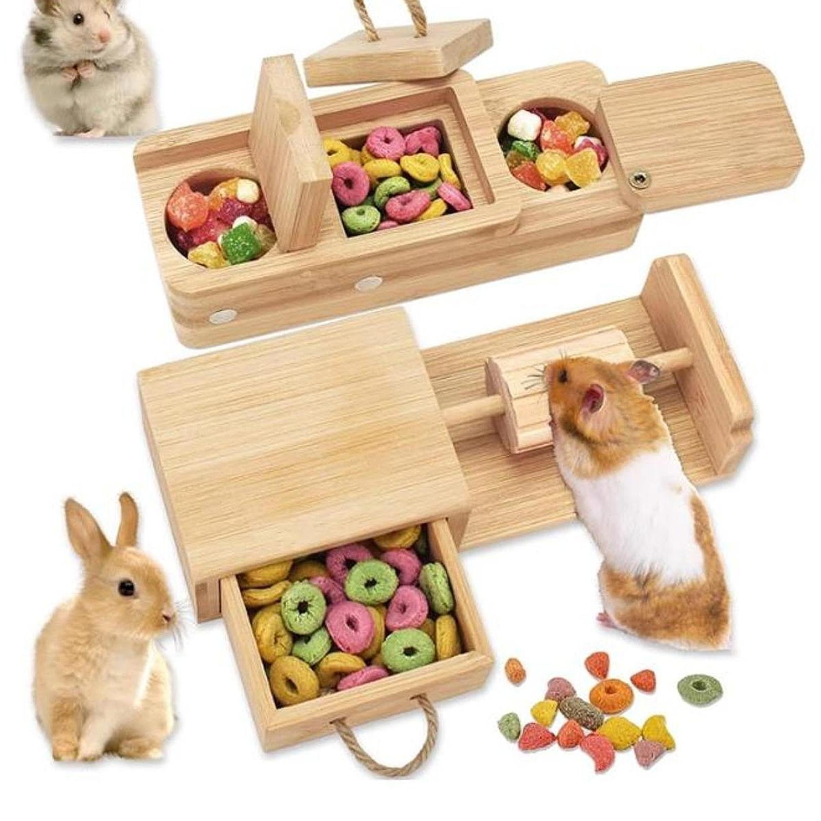 Serenable Hamster Foraging Toy Hide of Puzzle Interactive Enrichment ...