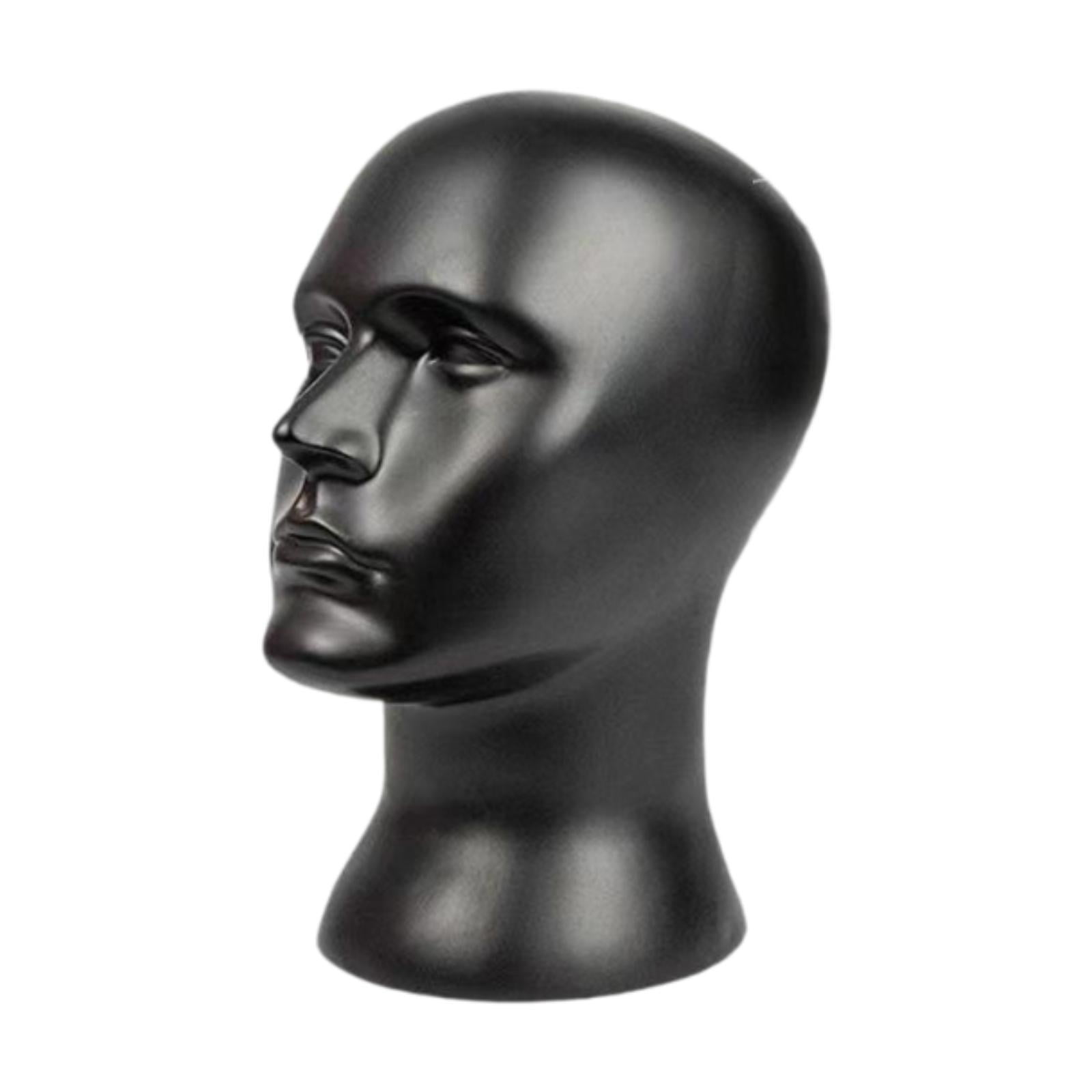 Serenable Male Mannequin Head Hat Display Stand Retail Storage Rack ...