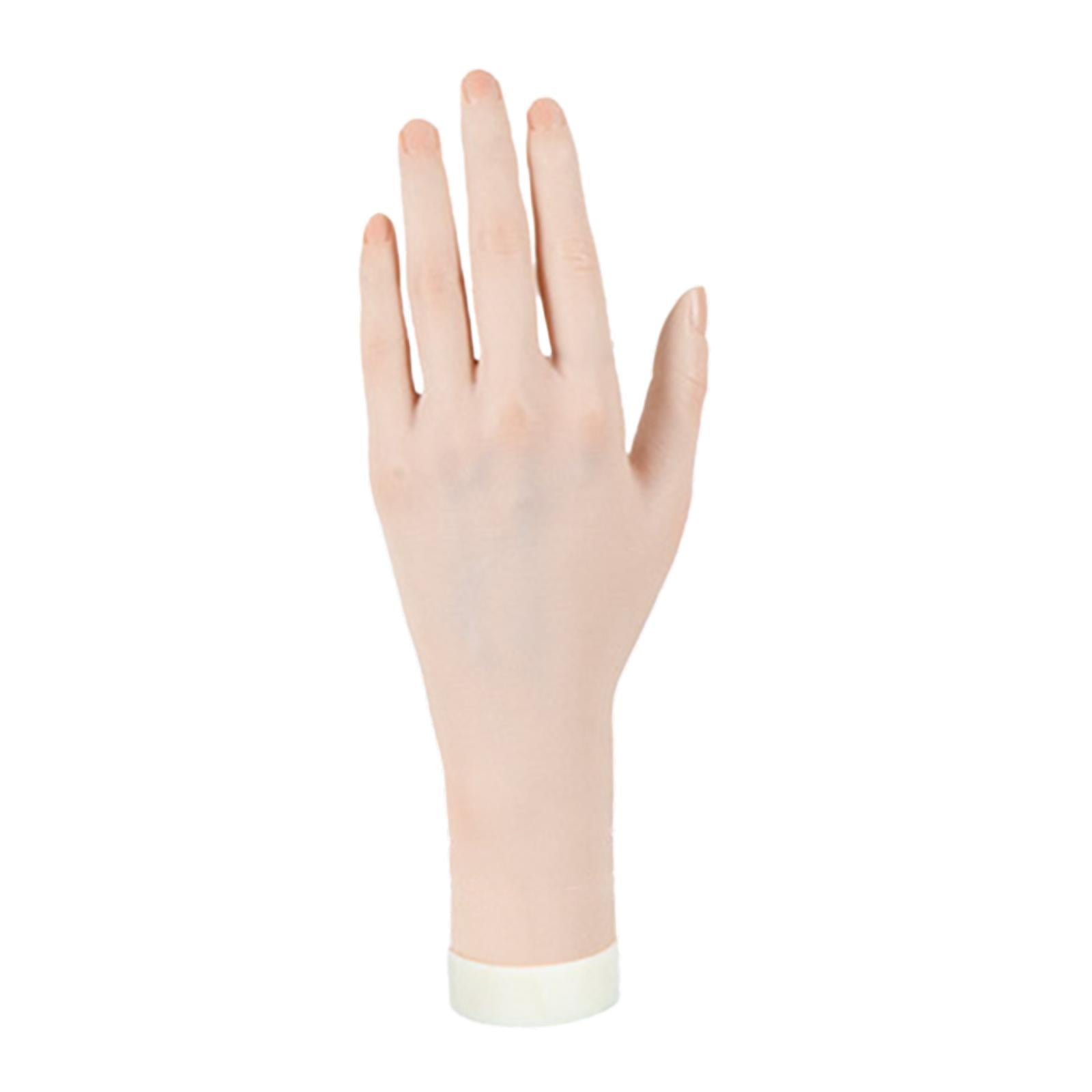 Serenable Mannequin Hand, Practice Hand for Acrylic Nails, Soft ...