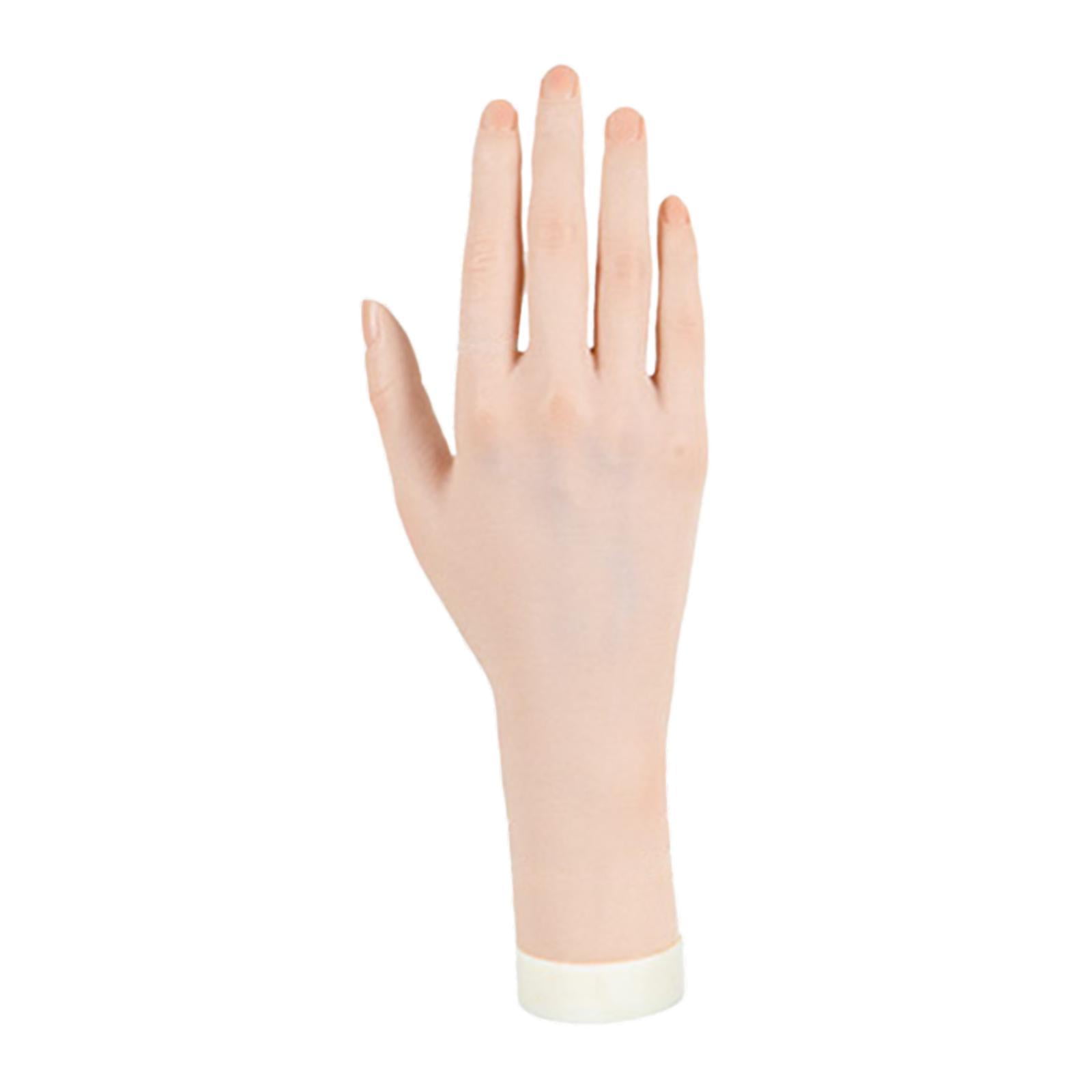 Serenable Mannequin Hand, Practice Hand for Acrylic Nails, Soft ...