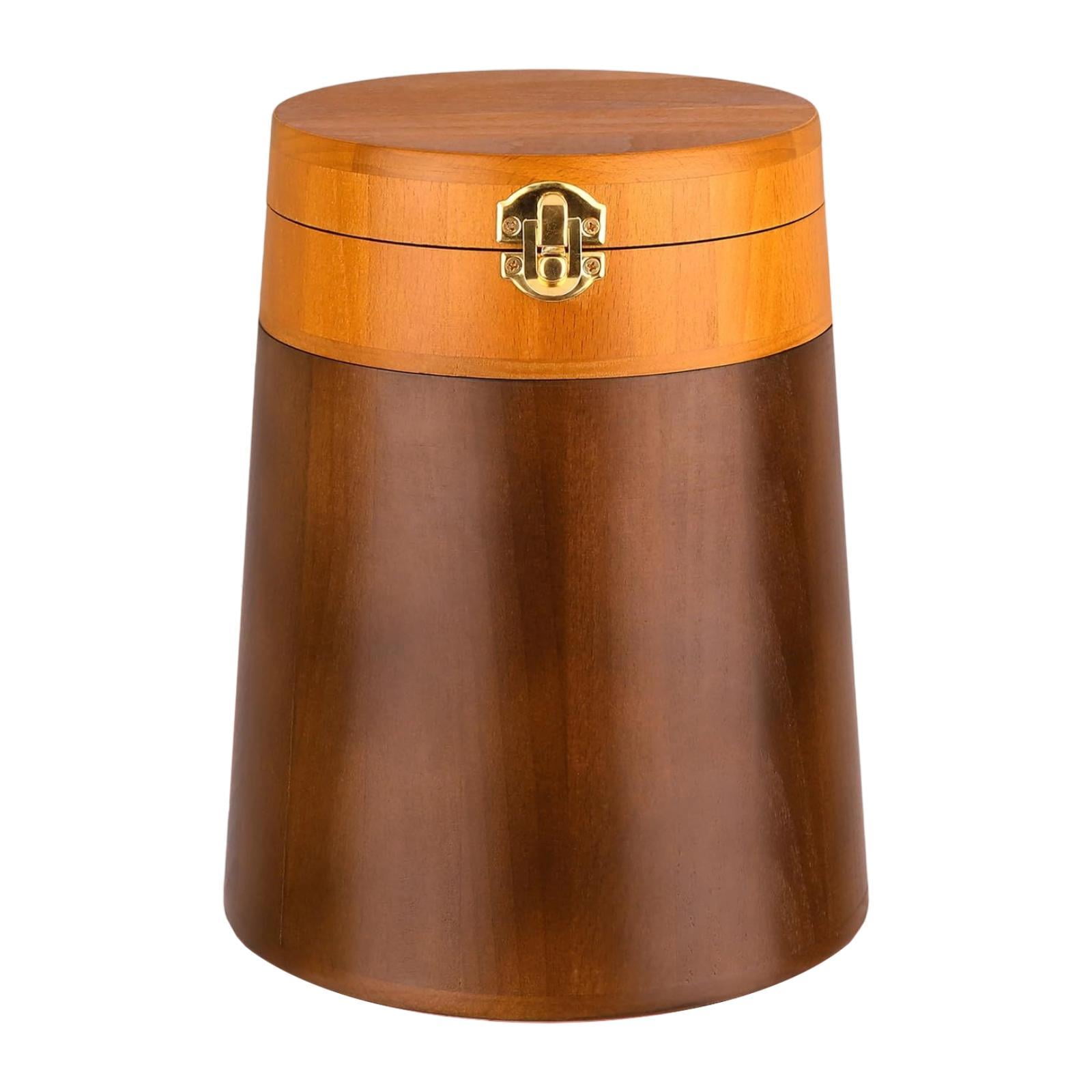 Serenable Memorial Pet Urn Cremation Urn Wooden Funeral Container Jar ...