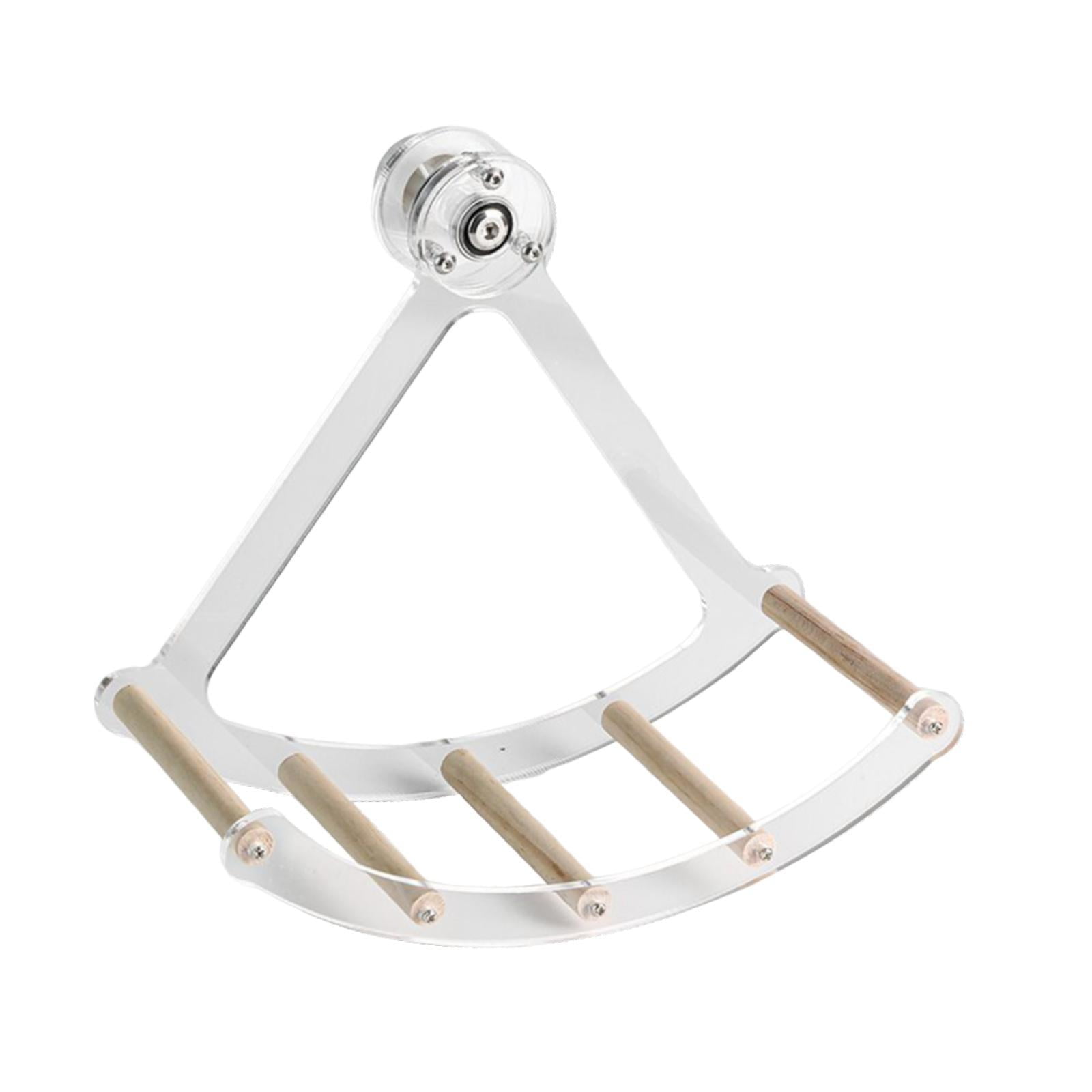 Serenable Parrot Silent Running Wheel Bird Silent Wheel Toy for Turtles ...