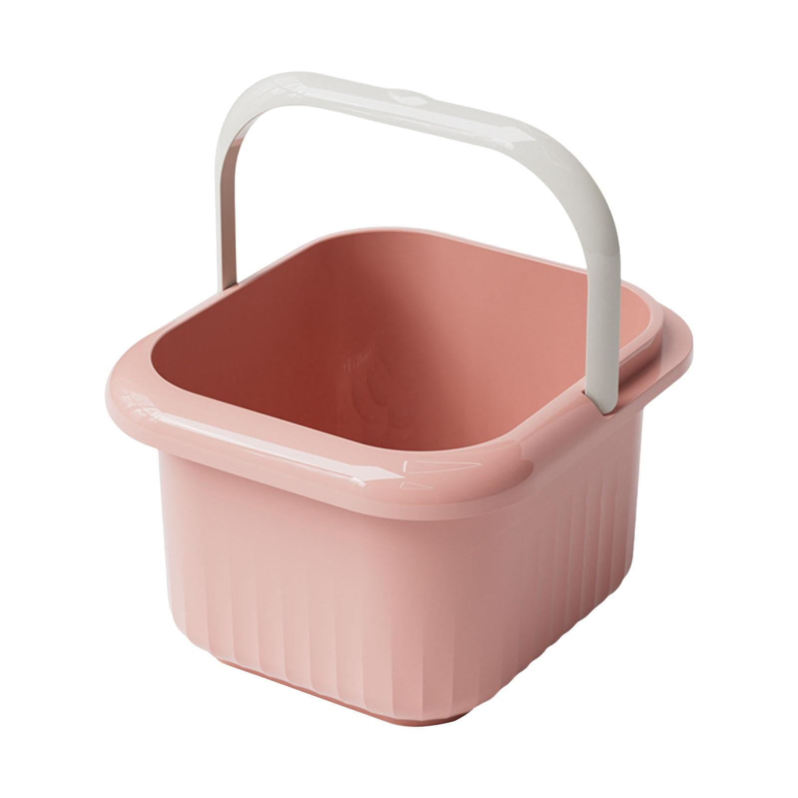 Serenable Portable Foot Soak Tub Thickened Foot Massage Soaker Tub Wash ...