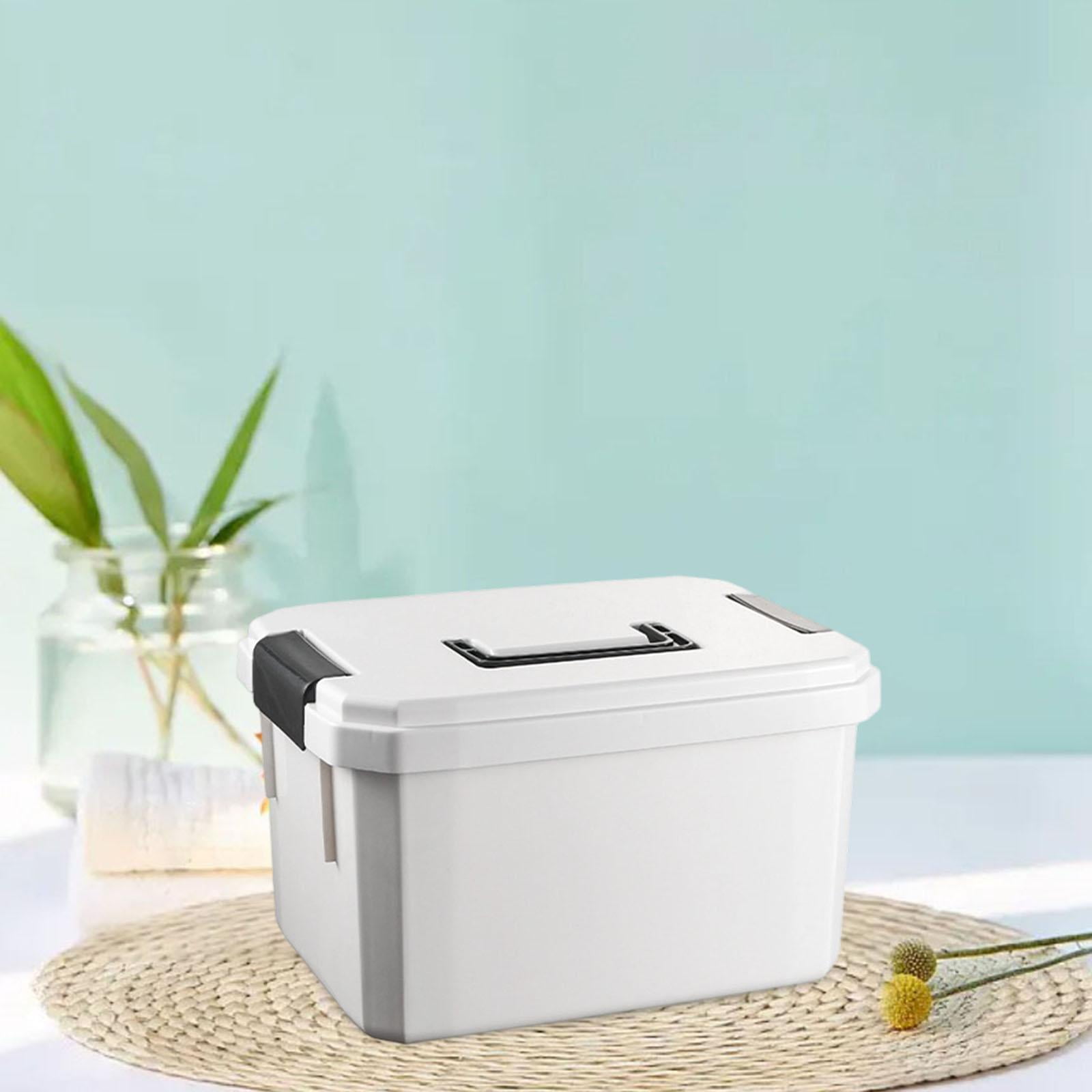 Serenable Portable Medical Box with Lid First Aid Case for Workplace ...