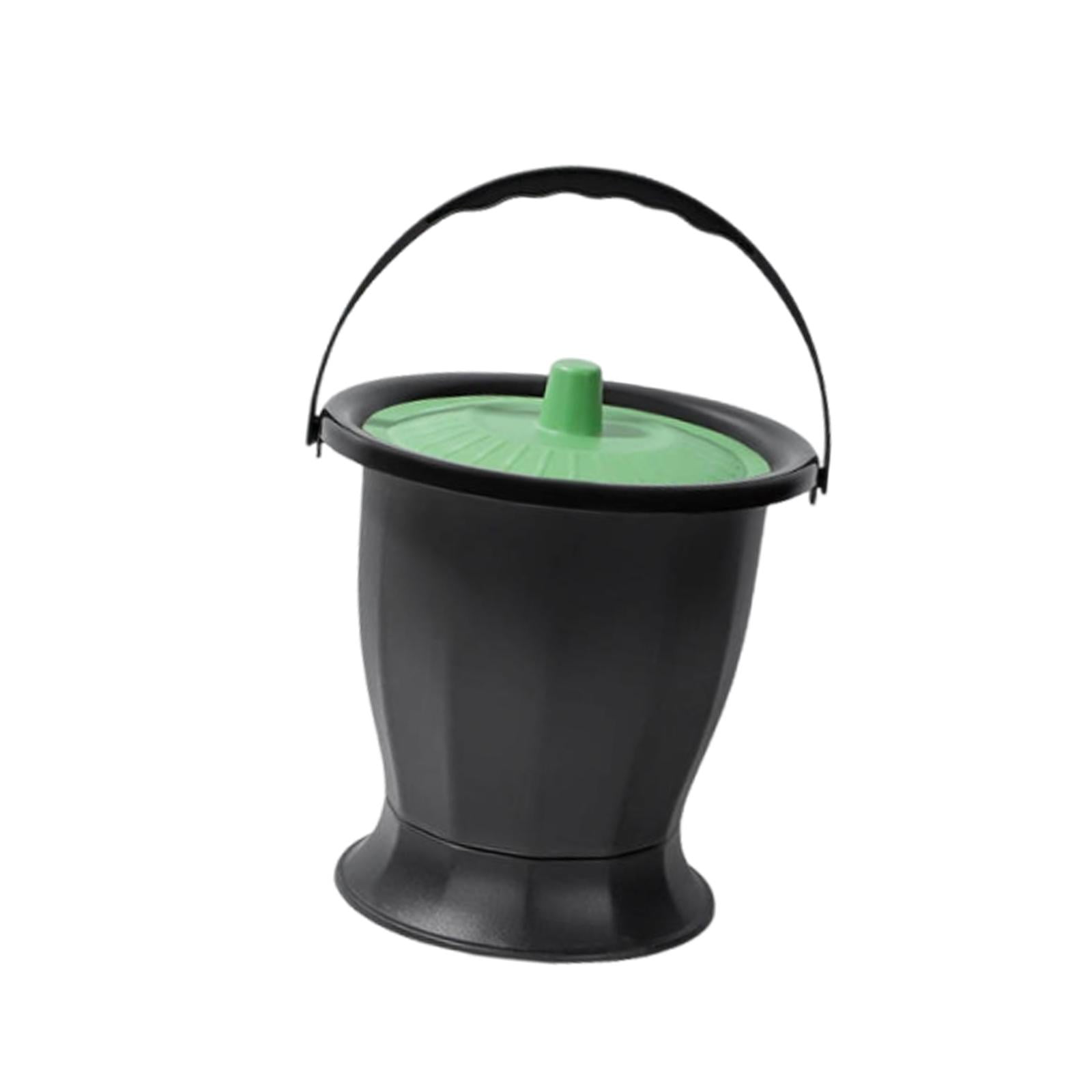 Serenable Potty Urinal Bottle Chamber Pot with Lid Handle Bedpan ...