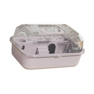 NiamVelo Wooden Tortoise Habitat, Indoor Outdoor Turtle House with ...