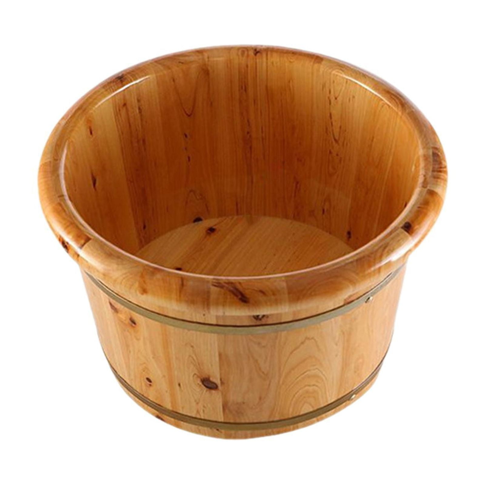 Serenable Wood Footbath Basin Feet Pedicure Barrel Multipurpose Foot ...