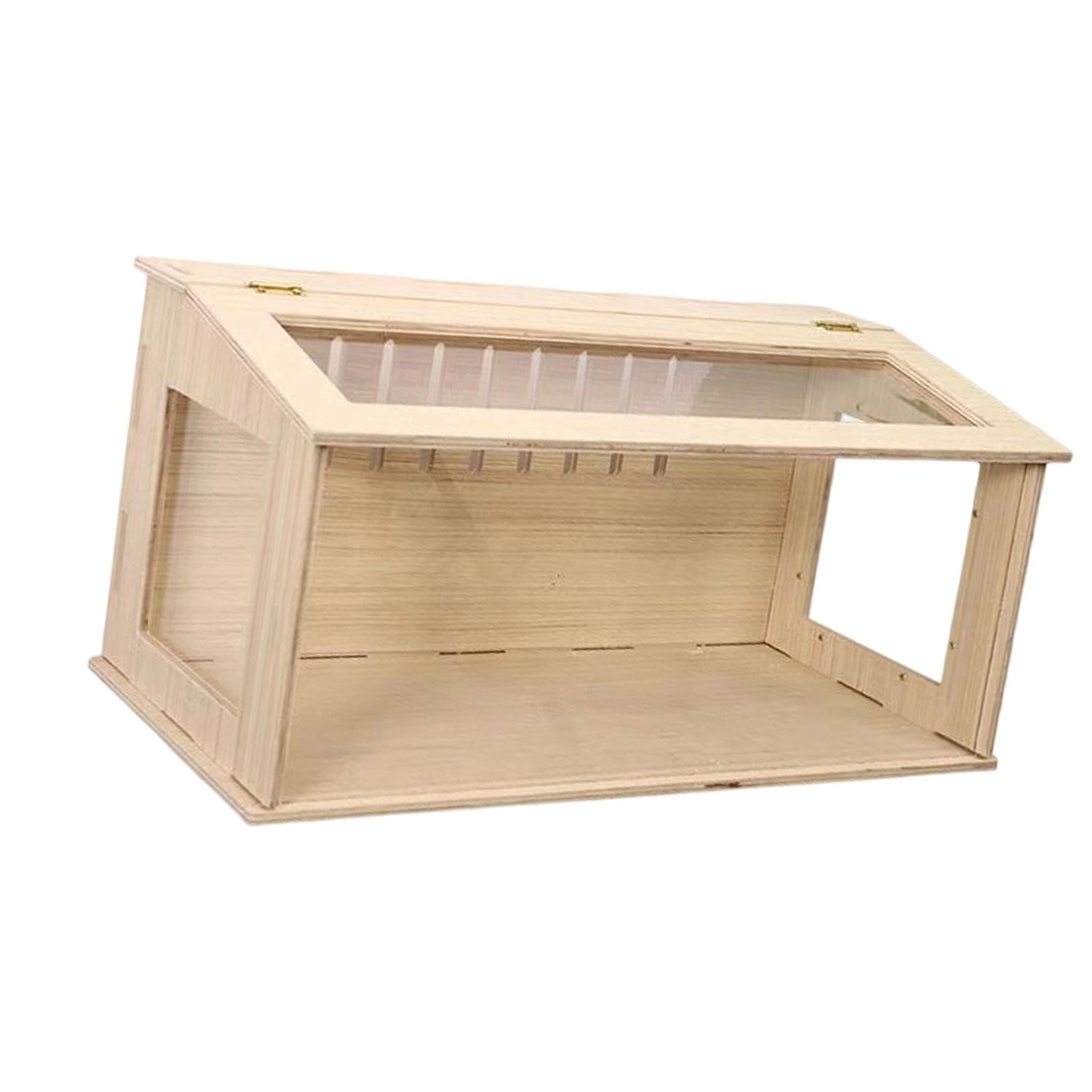 Serenable Wood Hamster Cage Nest Chicken Breeding Box for Mouse Guinea ...