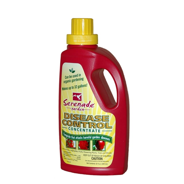Serenade Garden 708480A Lawn Disease Control Fungicide, Concentrate, 32 ...
