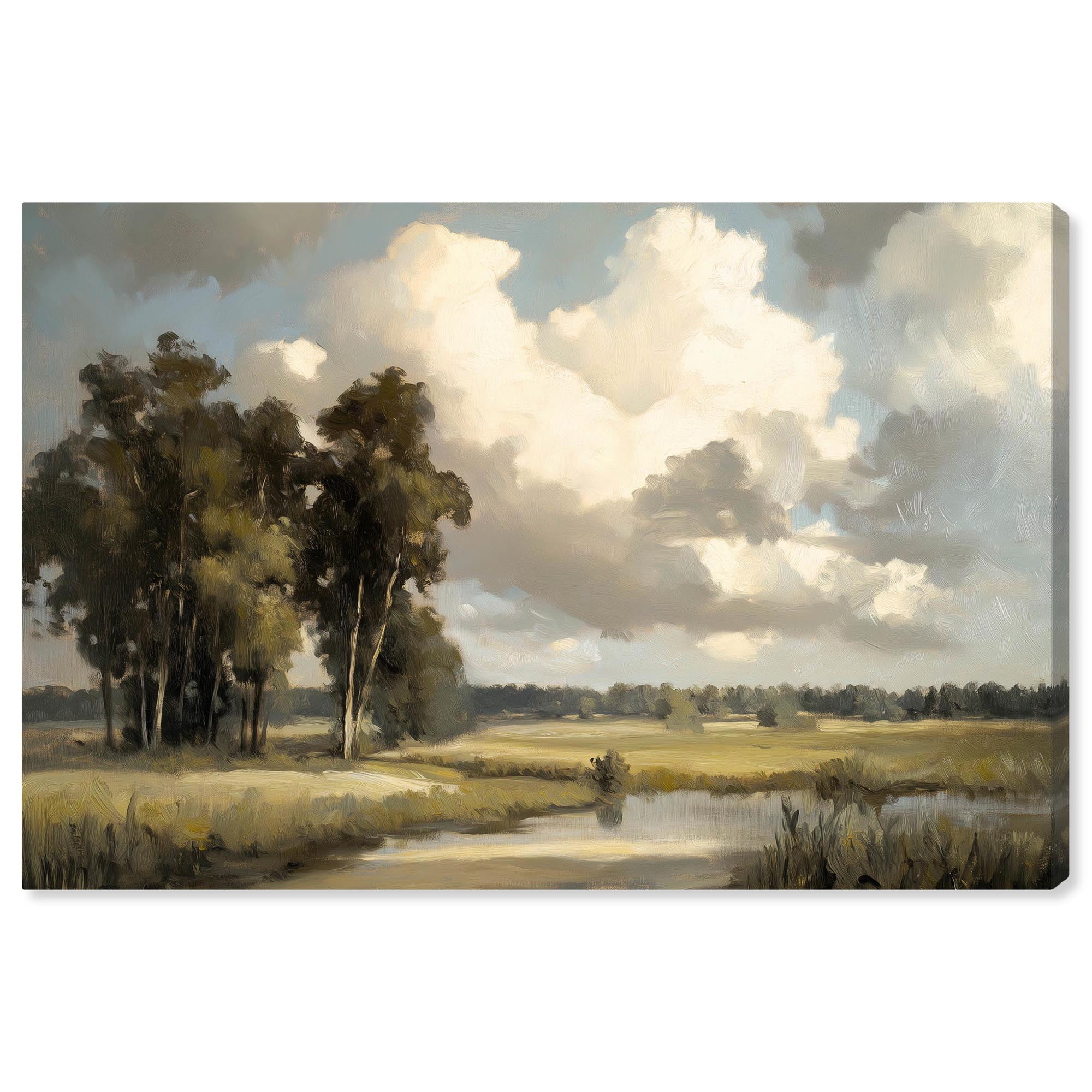 Serene Bliss Field Canvas Rustic Farmhouse Art by Art Remedy, Gallery ...