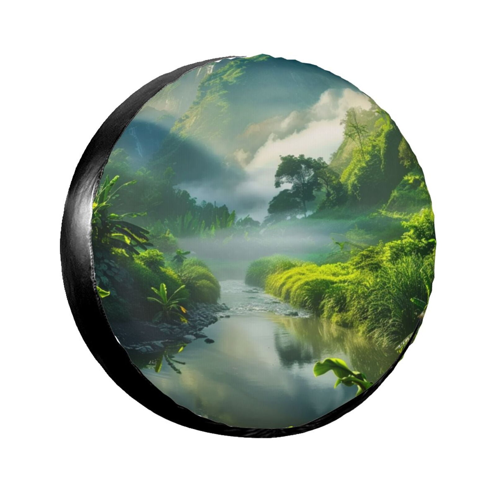 Serene And At Camping Spare Tire Cover Wheel Protector Weather Proof