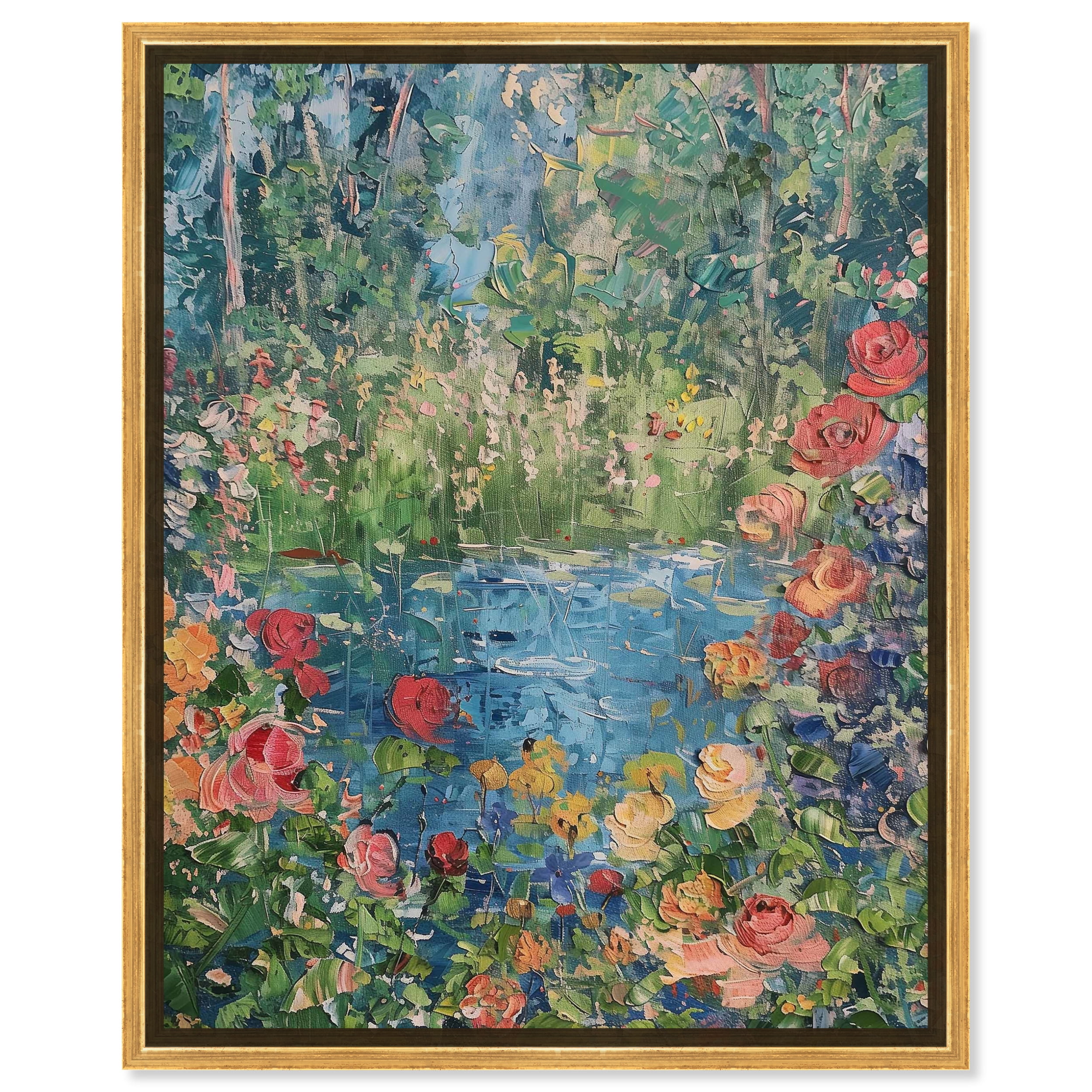 Serene Escape Impressionism Wall Art /Monet And Van Gogh Inspired Art ...