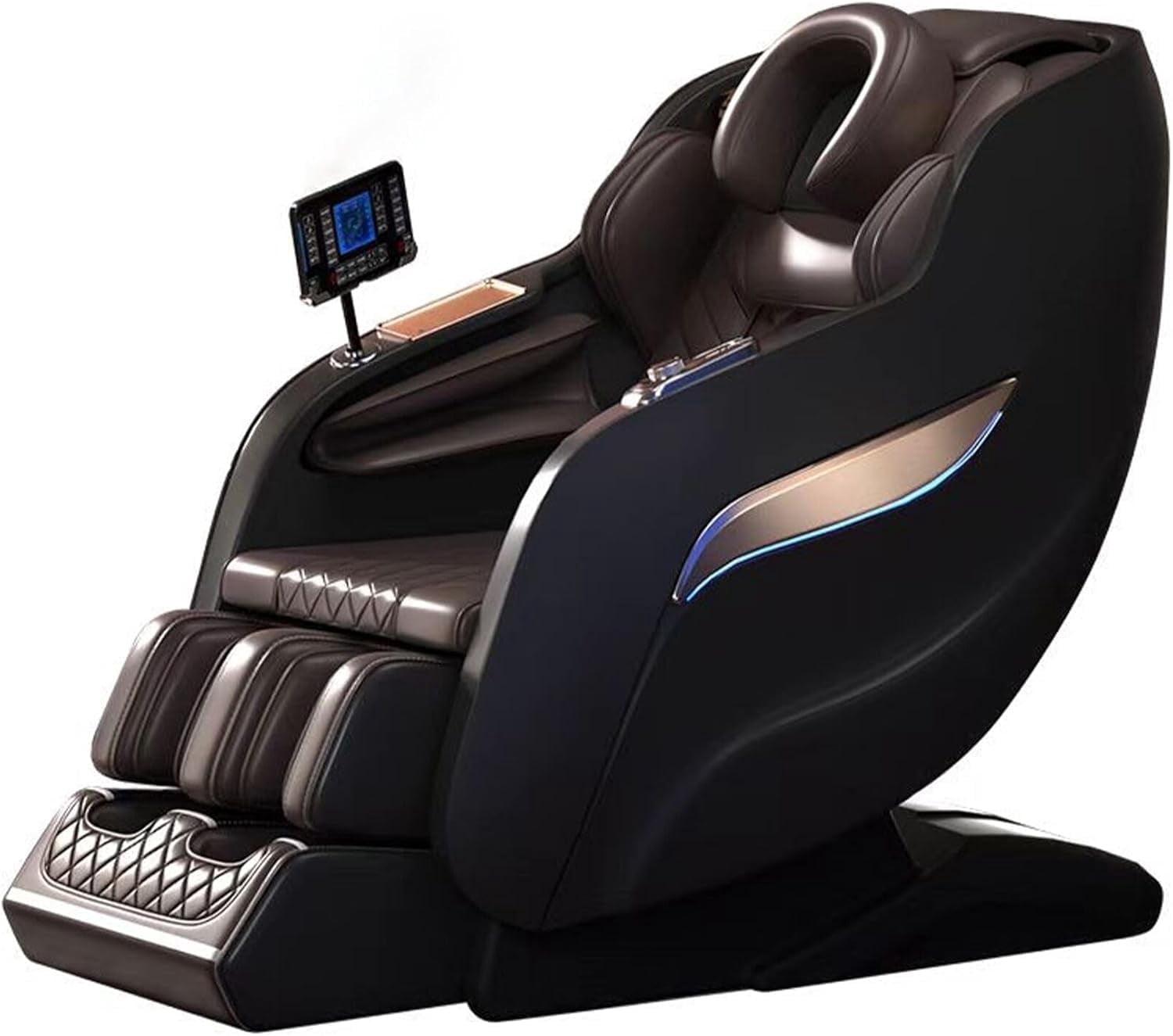 Serene Fixed-Point Massage Chair with Zero Gravity Recline, Dual Foot ...