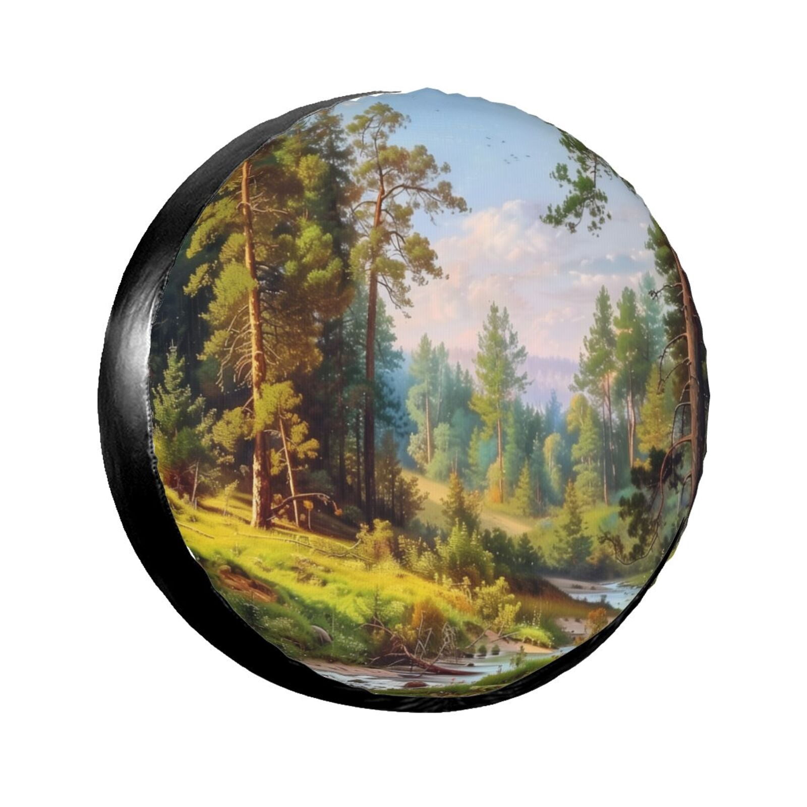 Serene Forest ream: A Nature Scene Spare tire cover, weather proof ...