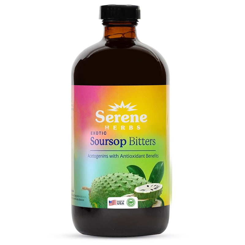 Serene Herbs Premium Soursop Bitters Liquid - Immune Boosting ...