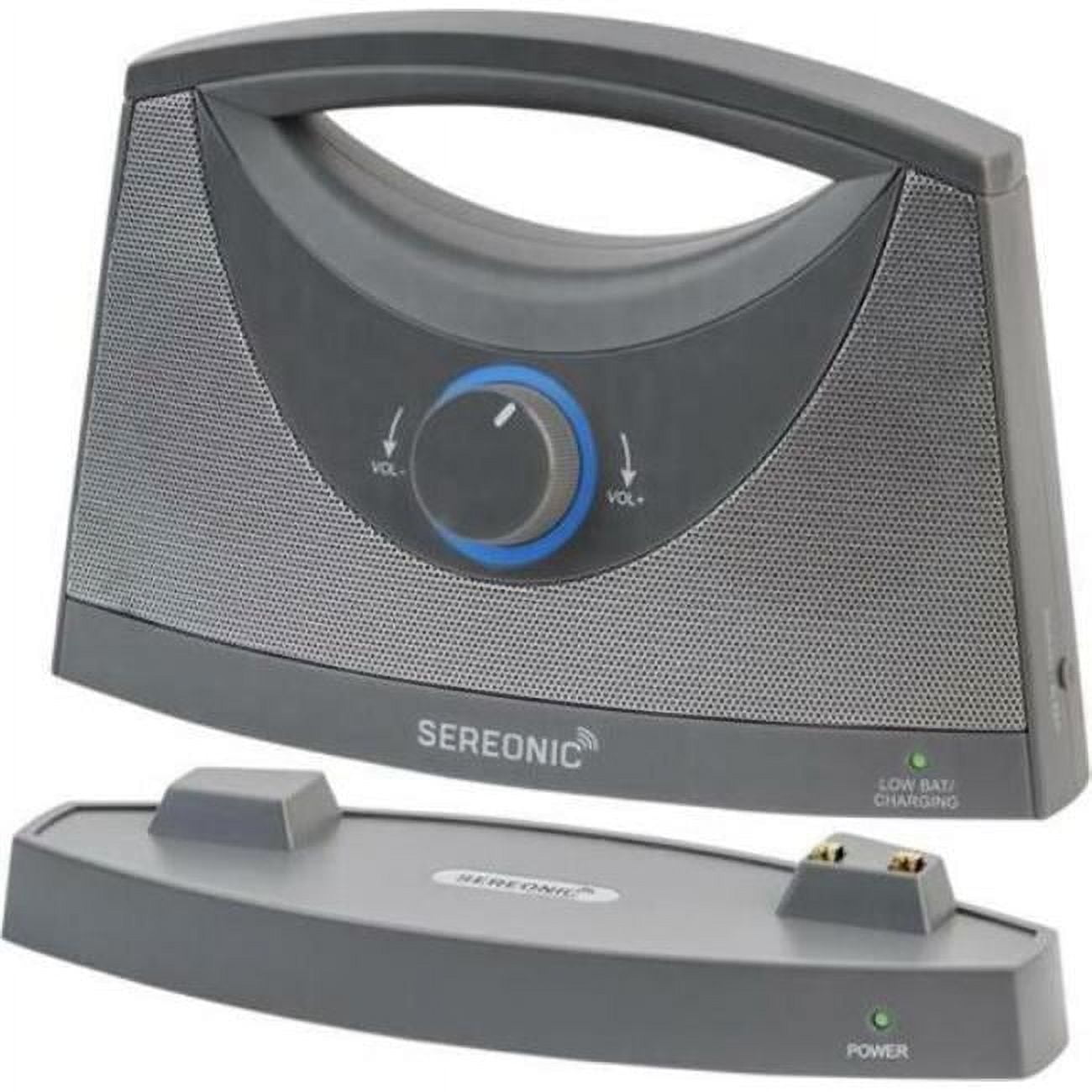 Serene Innovations Smart, Portable, Wireless Bass TV Speaker with Hard ...