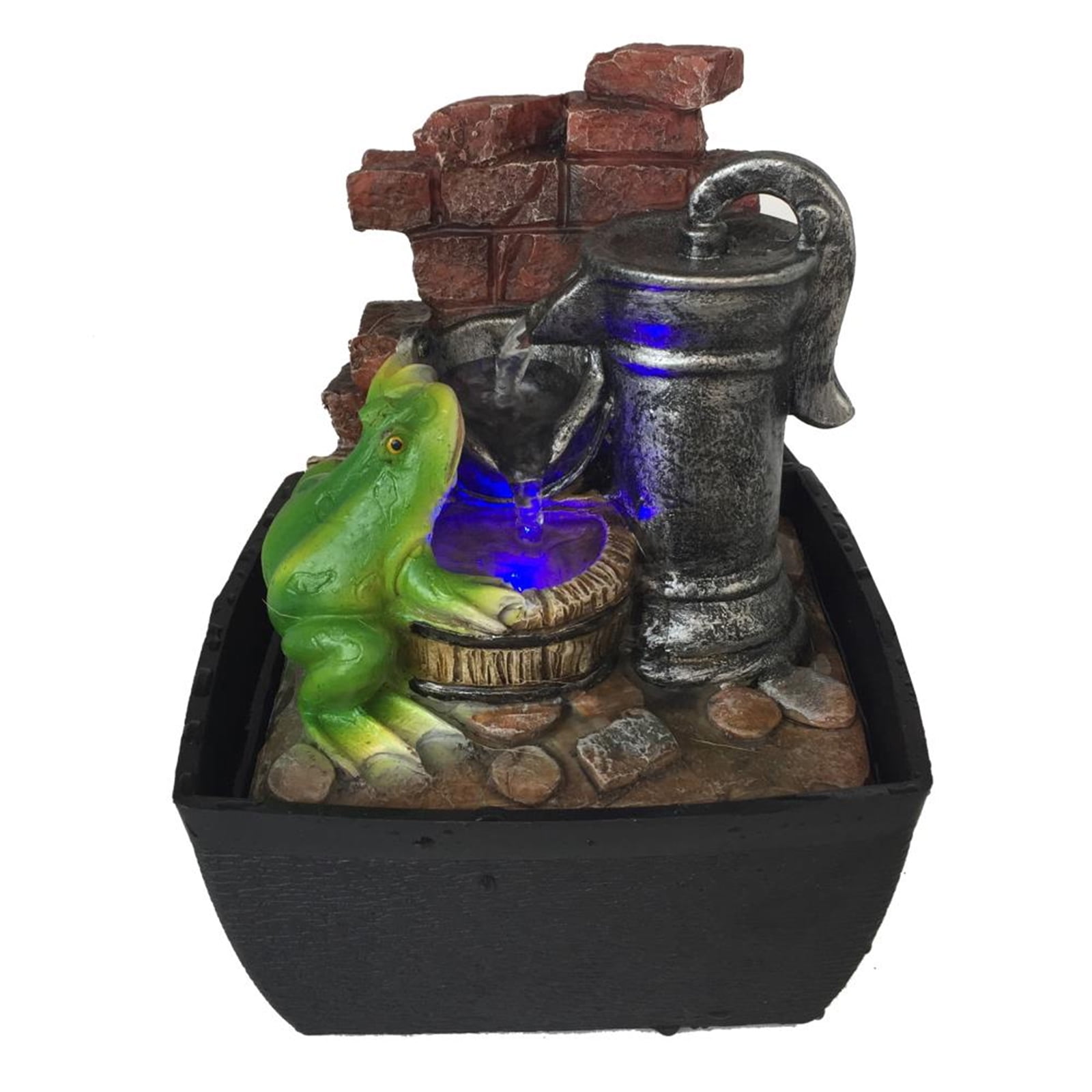 Serene Life Water Fountain - Relaxing Tabletop Water Feature Decoration ...