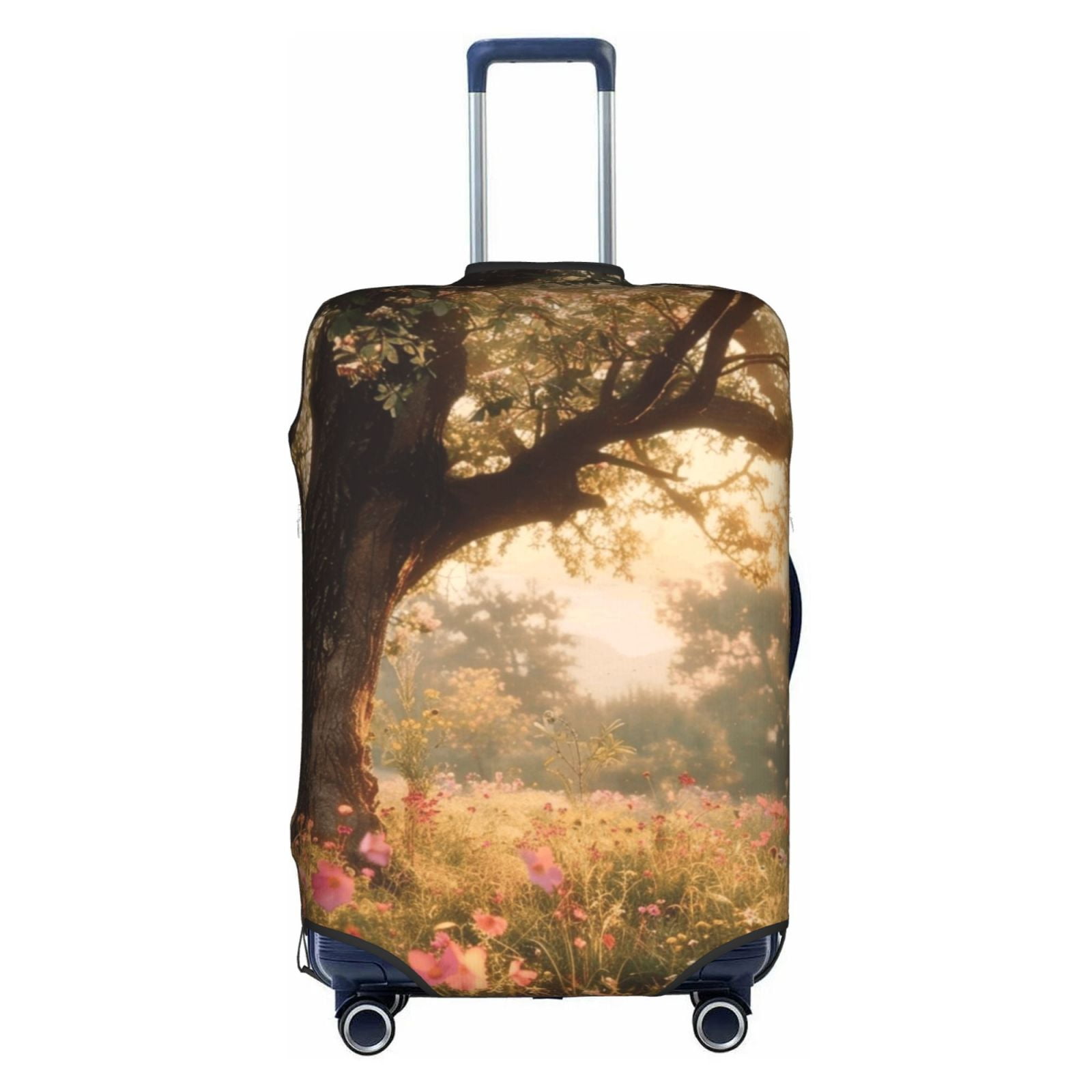 Serene Meadow Trolley Case s All-inclusive Model Stretchable Scratch ...