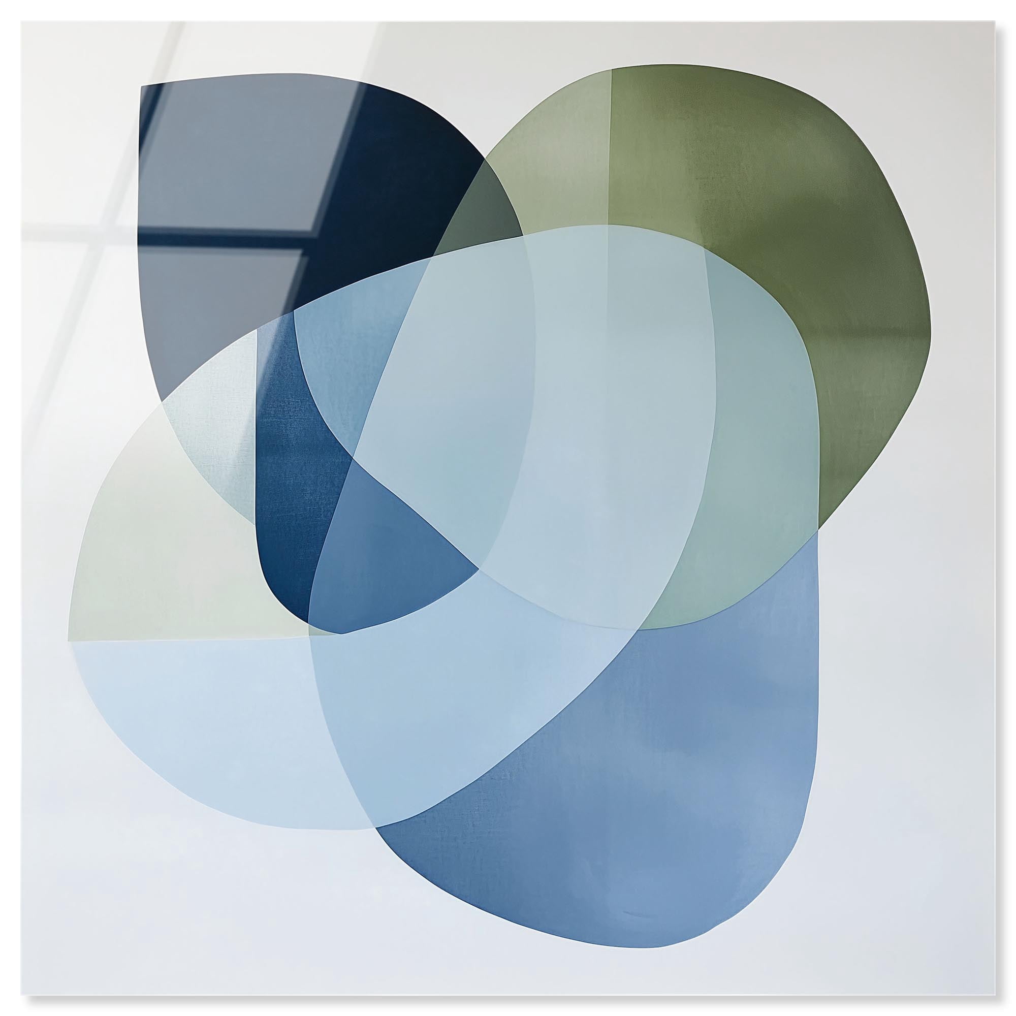 Serene Overlap I Acrylic Modern Wall Decor by Art Remedy, Ready to Hang ...