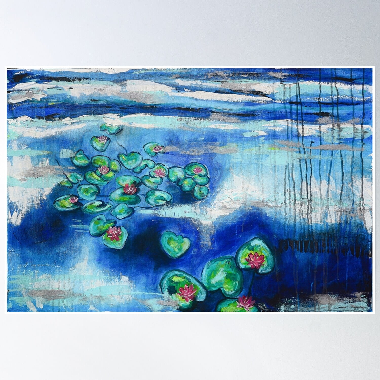 Serene Poster Wall Art, Modern Wall Decor, 24x36 UNFRAMED - Walmart.com