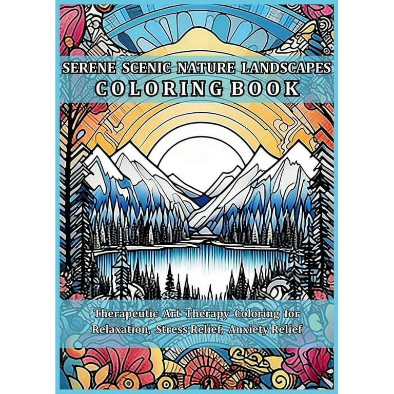 anxiety relief coloring book